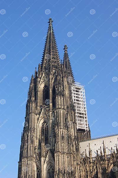 Cologne Cathedral Restoration Stock Image - Image of portal, saint: 1370569