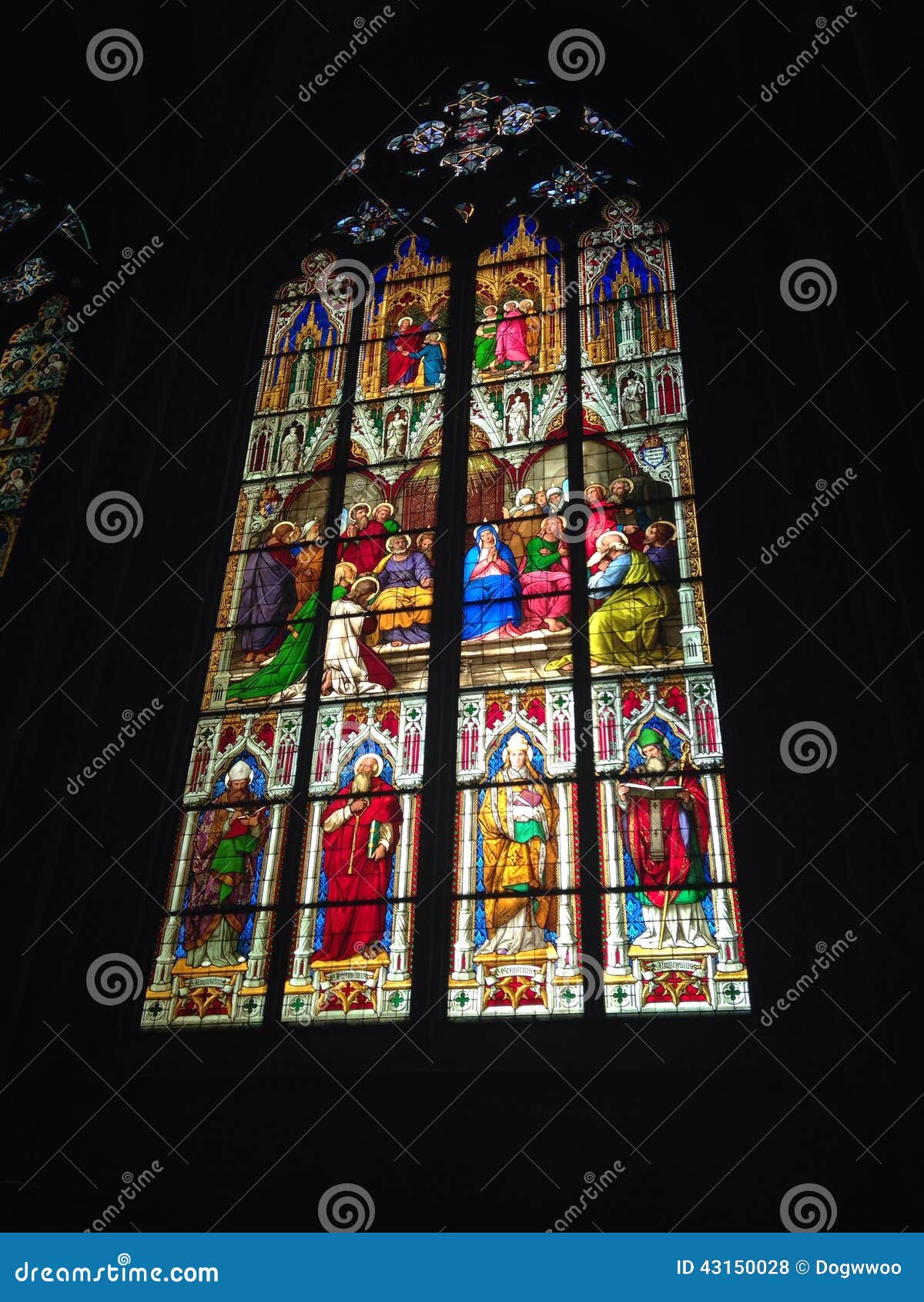 Cologne Catherdral stock photo. Image of window, cologne - 43150028