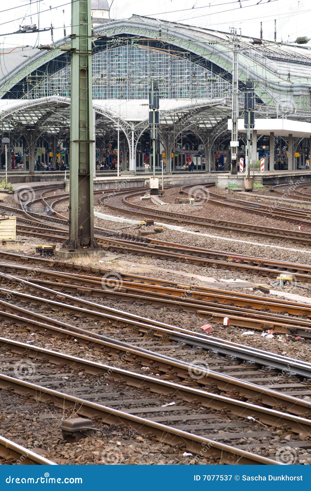 Cologne central station stock image. Image of architecture - 7077537