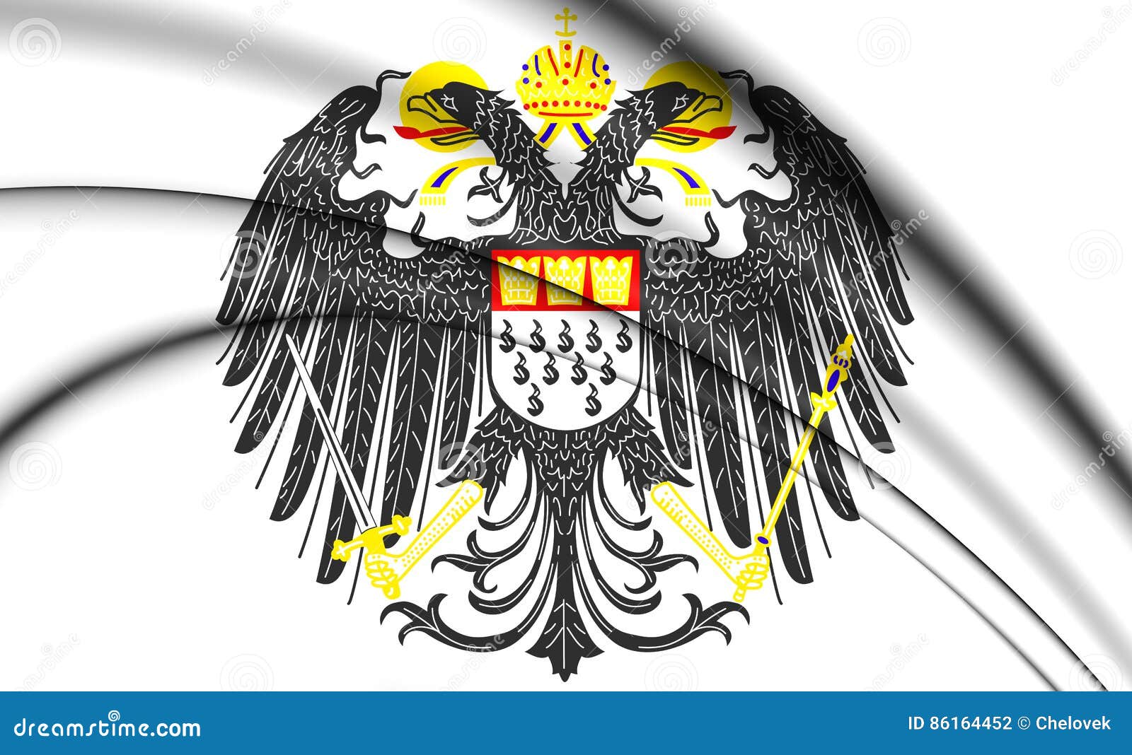 Cologne Coat of Arms, Germany. Stock Illustration - Illustration of ...