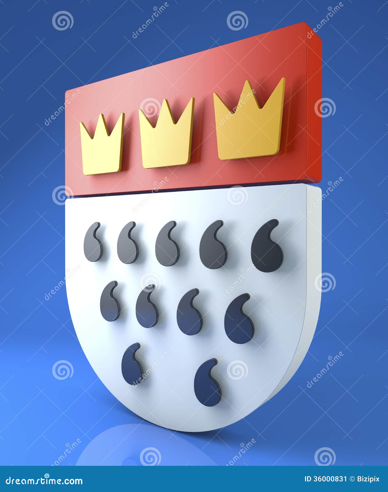 Cologne Crest, Coat of Arms, Koelner Wappen Stock Illustration ...