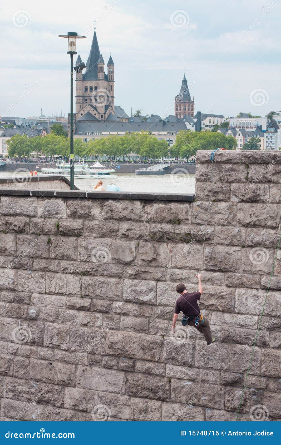 Cologne, Free Climbing Training Editorial Photo - Image of extreme ...