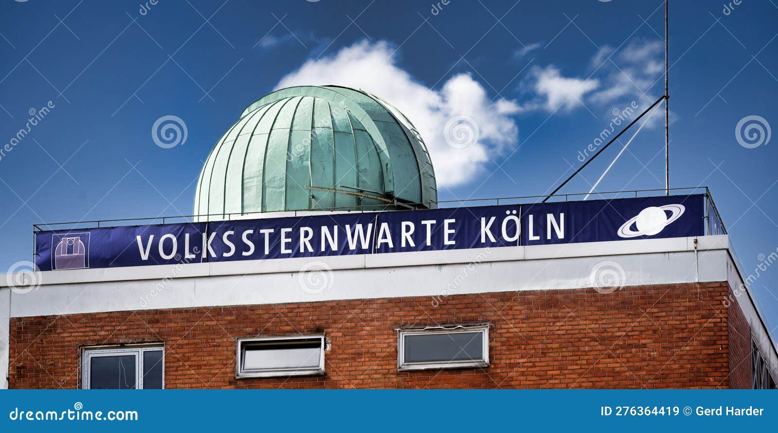 Astronomical Observatory Volkssternwarte in Cologne Editorial Stock ...