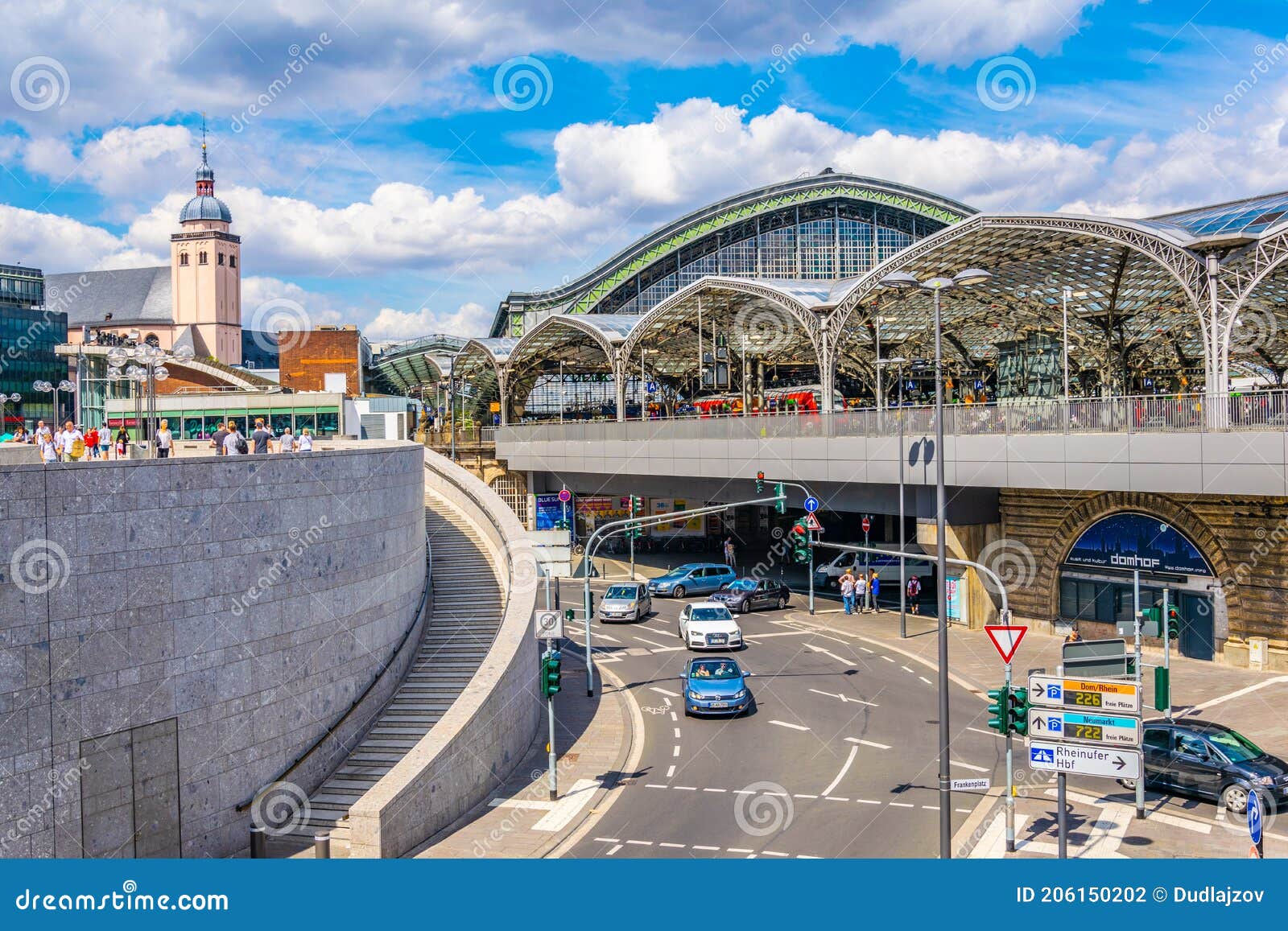 COLOGNE, GERMANY, AUGUST 11, 2018: Train Station in Cologne, Germany ...