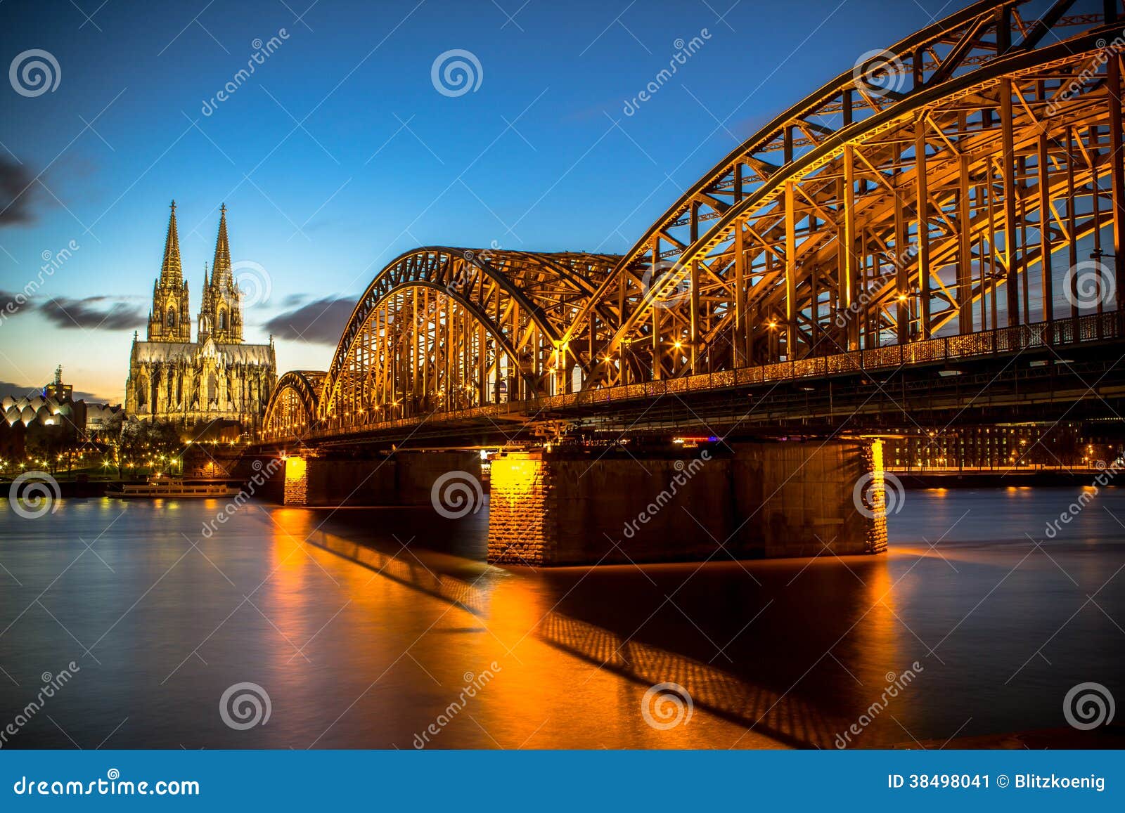 Cologne, Germany stock image. Image of atmosphere, darkening - 38498041