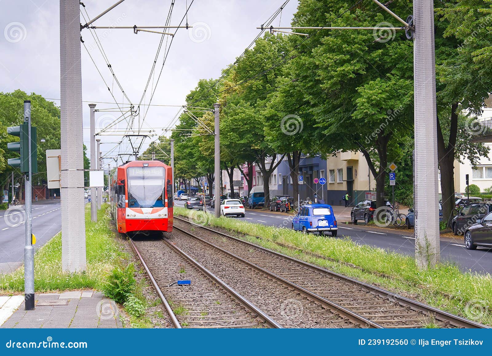 COLOGNE, GERMANY - JULY 2021: Cologne Railway Tram. New K4500 Tram ...