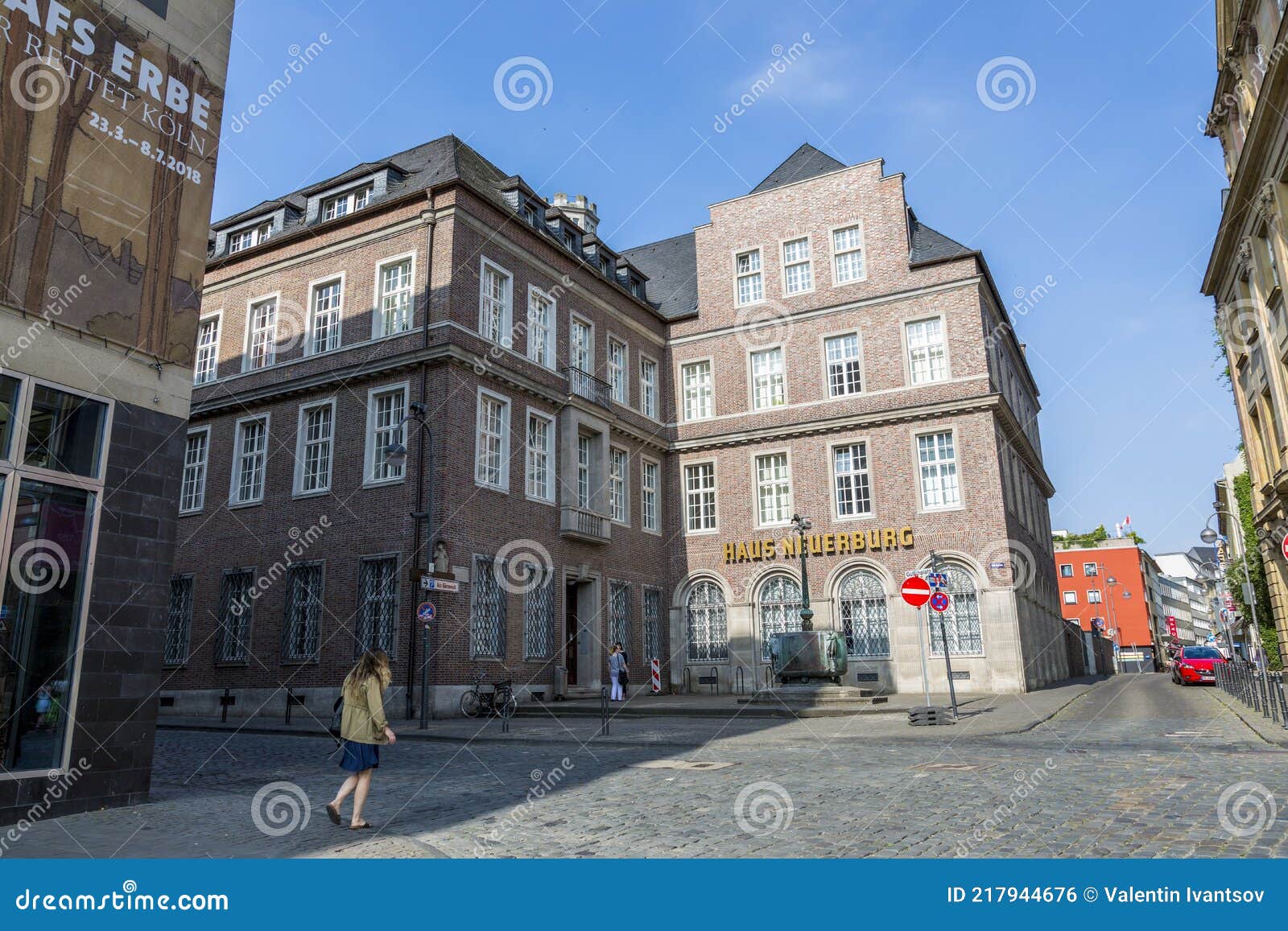 View of the Street in the Center of Cologne Editorial Photo - Image of ...