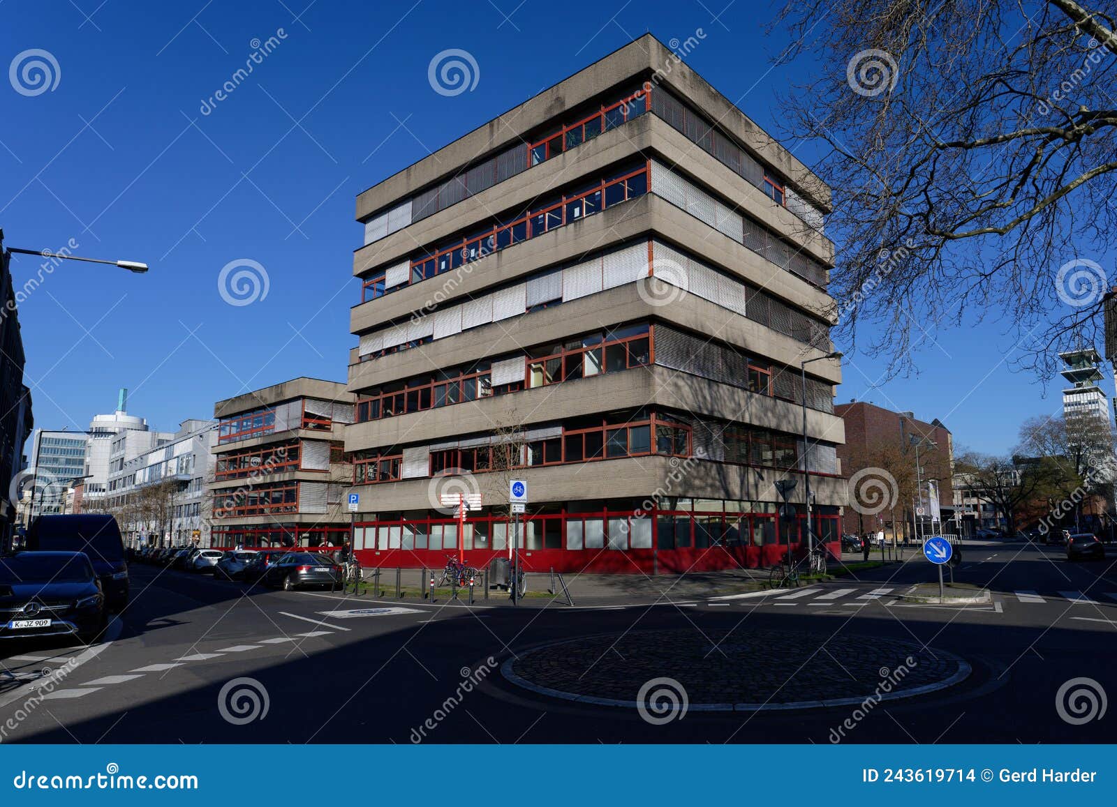 The Central Library Building in Cologne Editorial Stock Image - Image ...