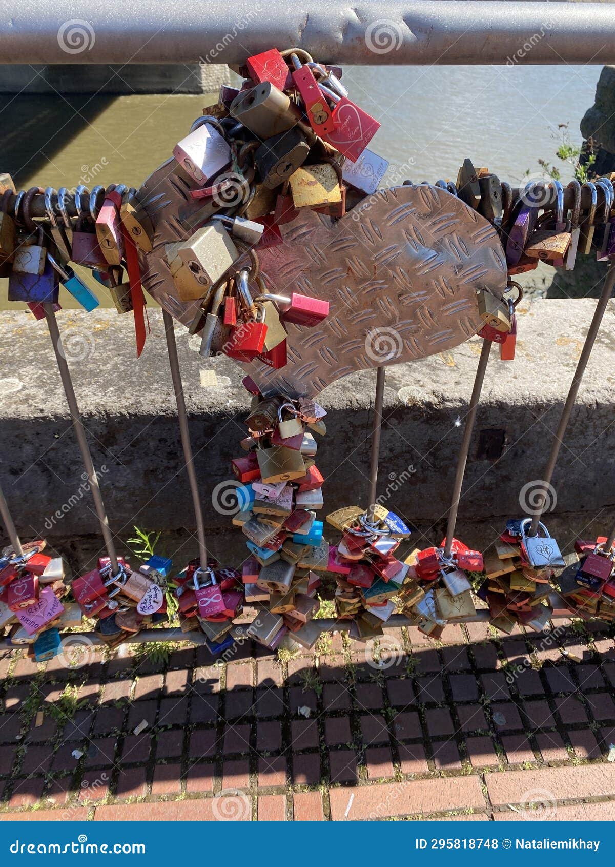 Cologne, Germany, Spring 2022, Thousands of Love Locks on the ...