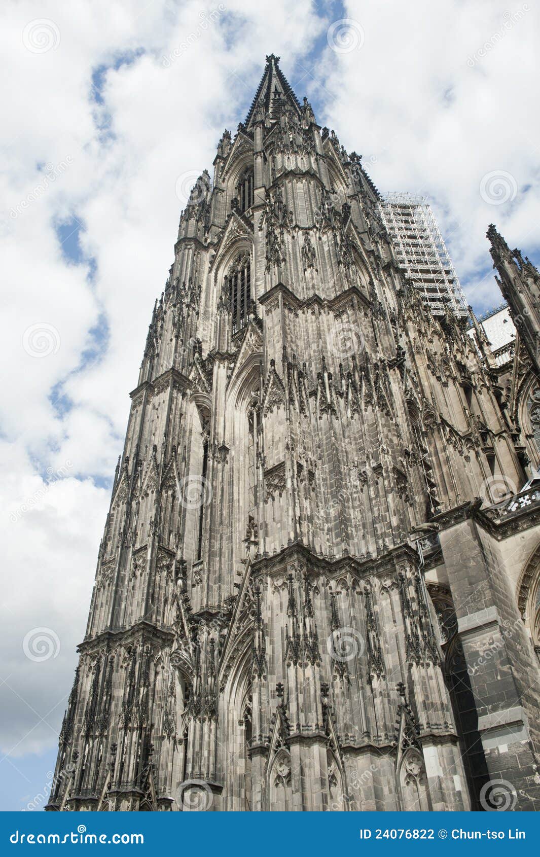 Cologne Gothic Cathedral in Germany. Stock Photo - Image of medieval ...