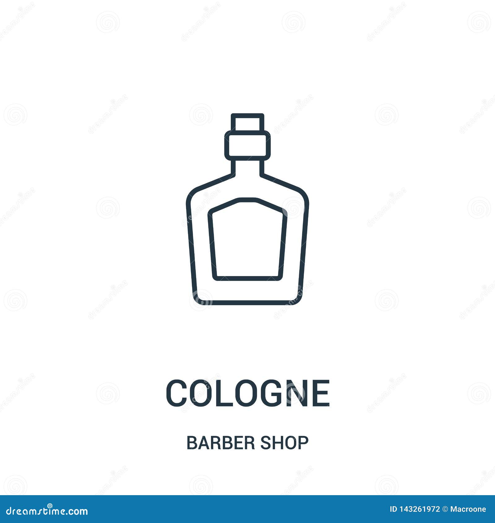 Cologne Icon Vector from Barber Shop Collection. Thin Line Cologne ...