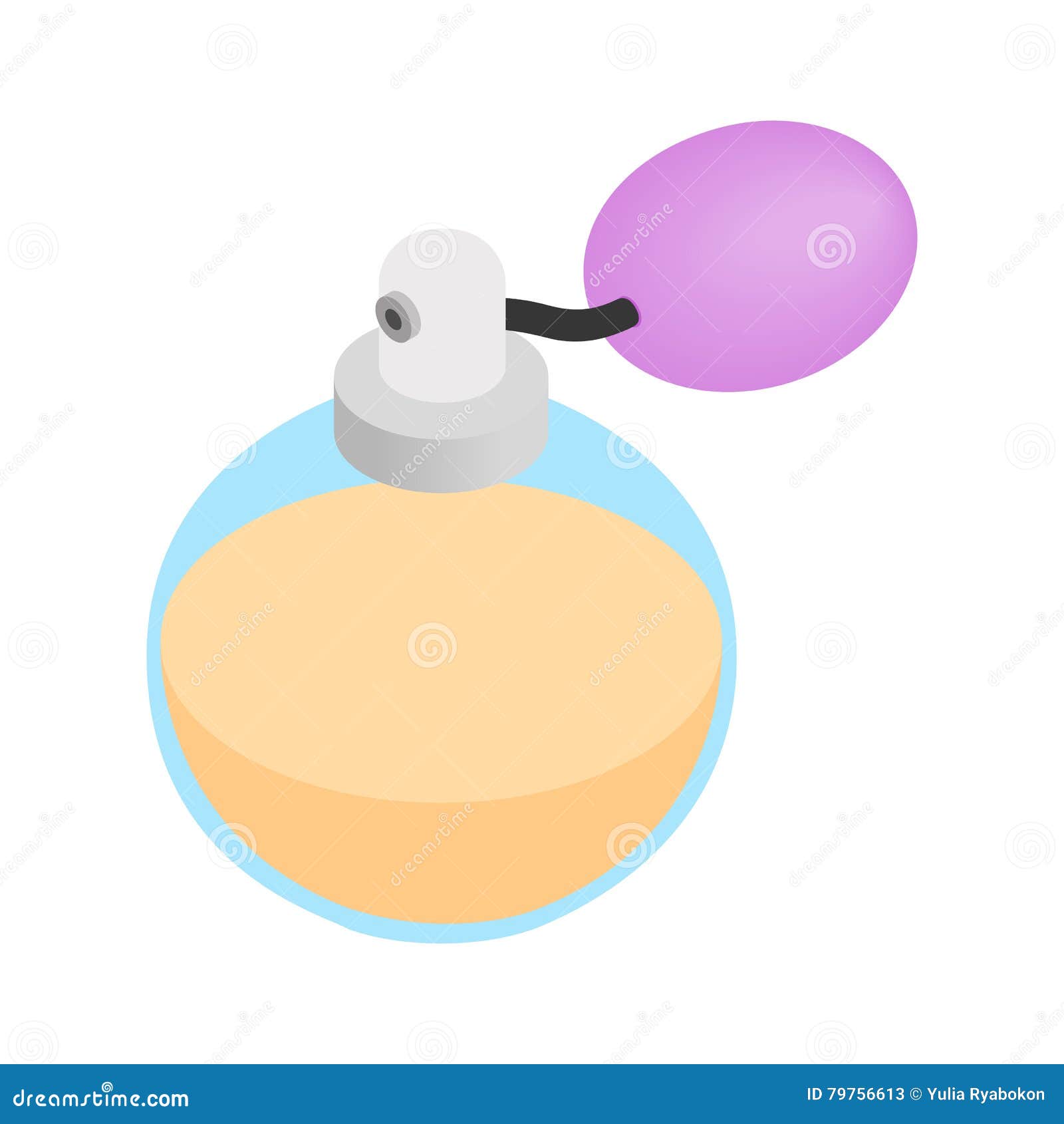 Cologne isometric 3d icon stock vector. Illustration of perfume - 79756613