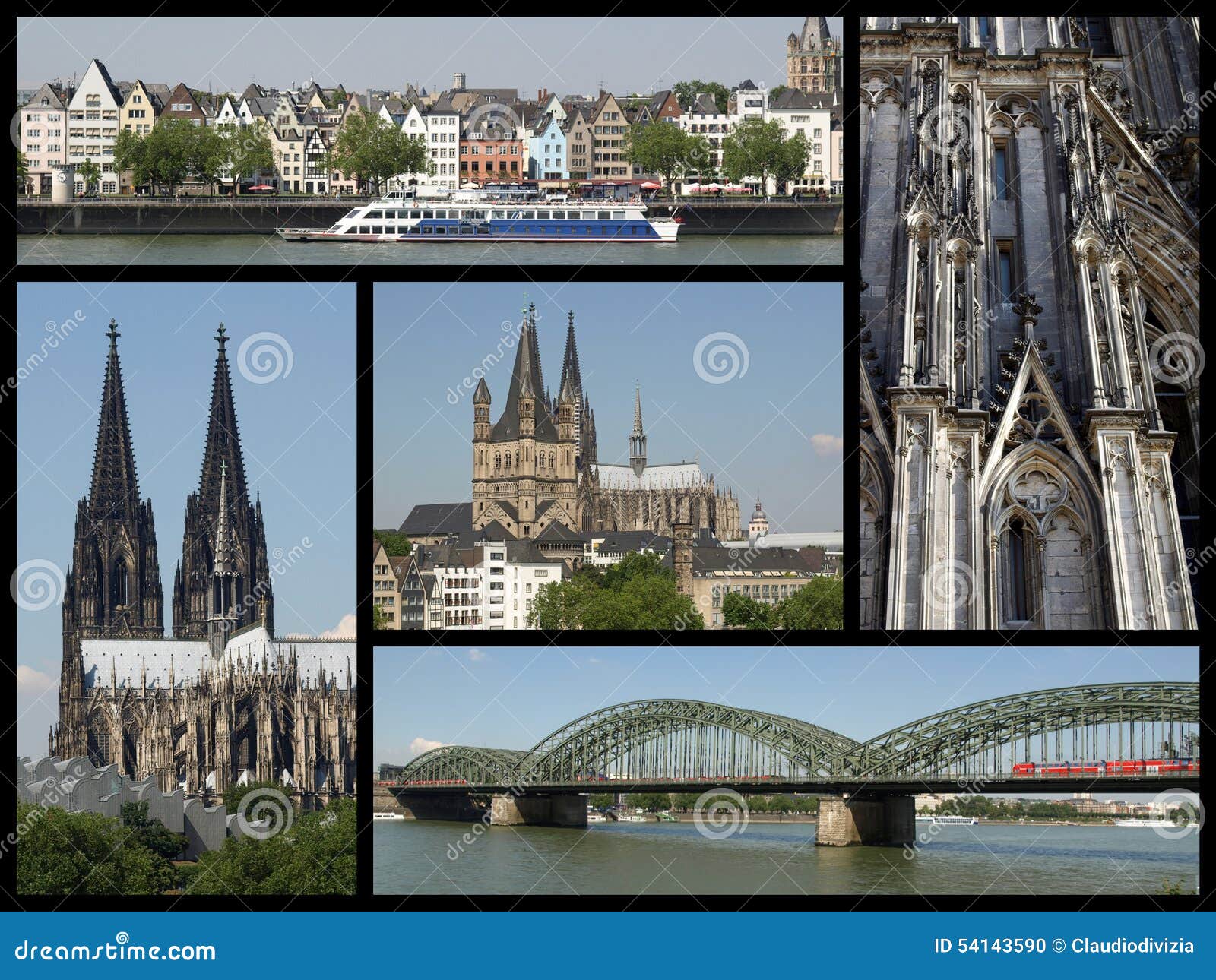Cologne Landmarks Collage Photos - Free & Royalty-Free Stock Photos ...