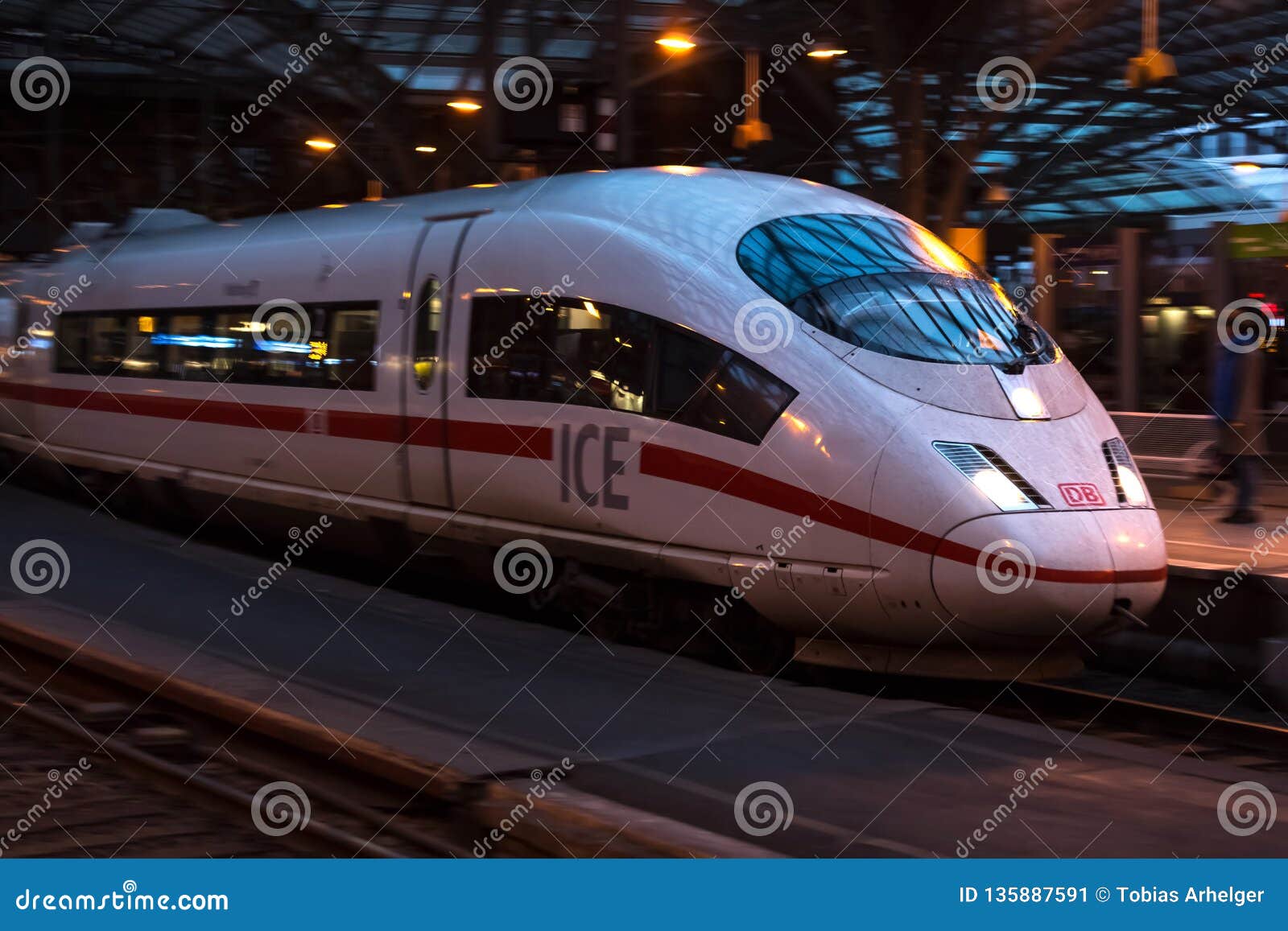 Cologne, North Rhine-Westphalia/germany - 02 12 18: ICE Train in ...