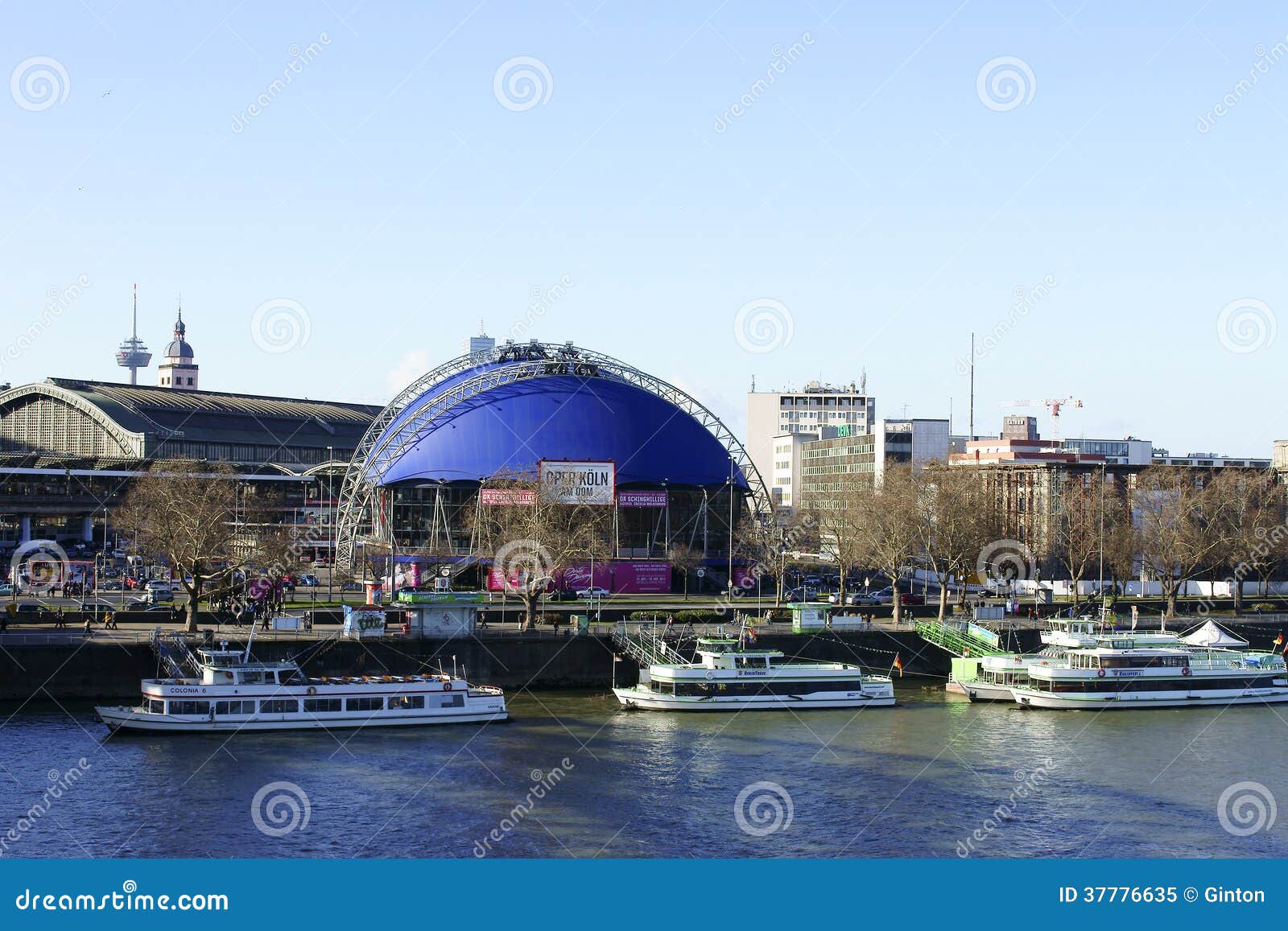 Cologne Opera editorial image. Image of towers, blue - 37776635