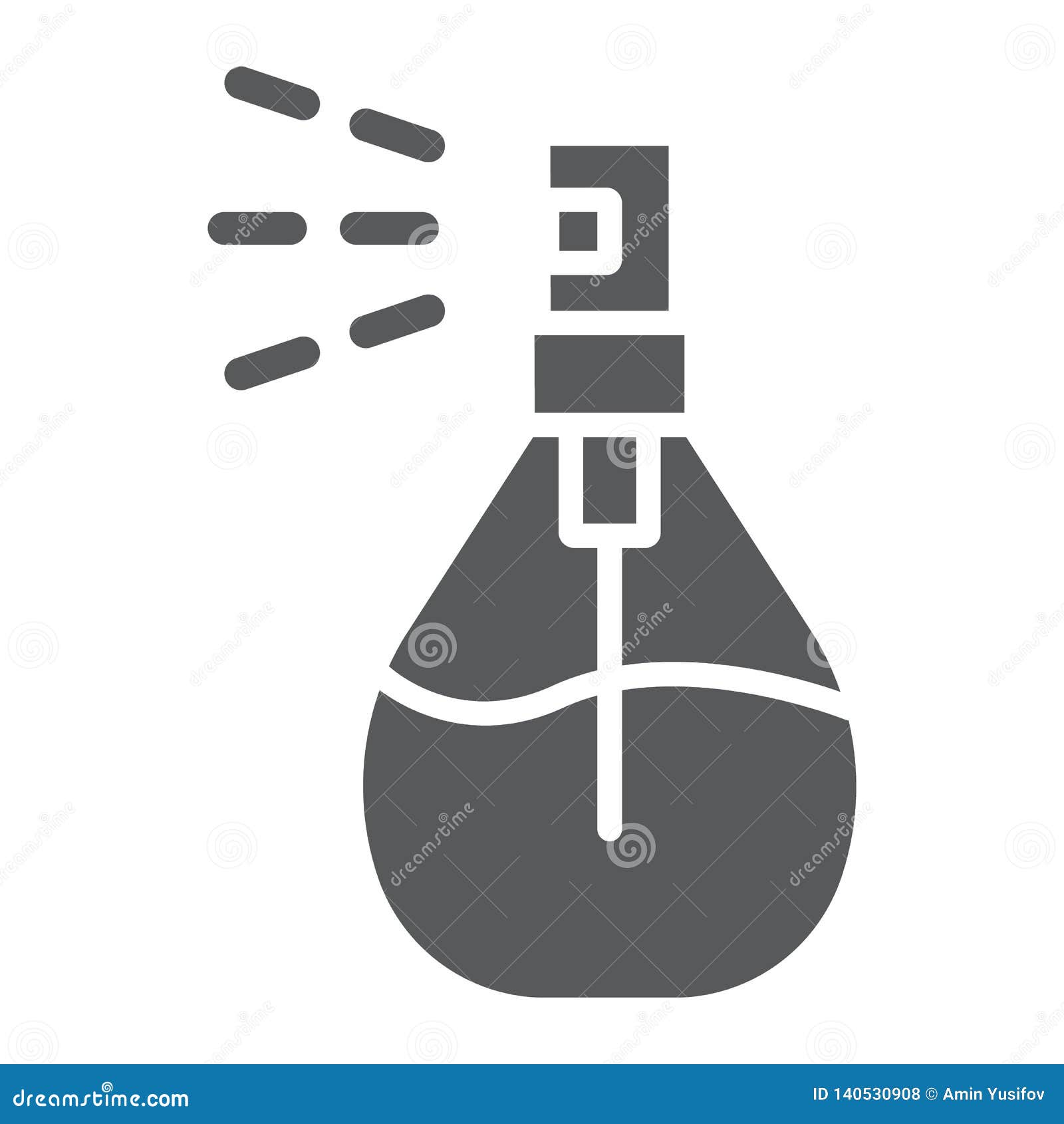 Cologne Spray Glyph Icon, Deodorant and Fragrance, Perfume Sign, Vector ...