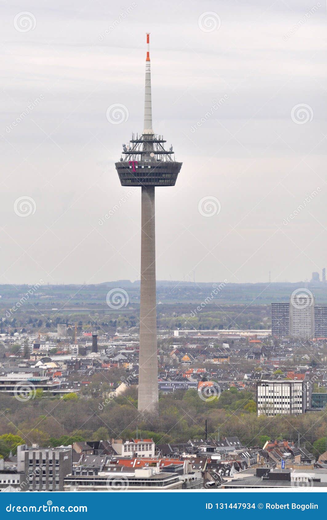 Cologne Tower Panoramic View, Germany. Editorial Stock Image - Image of ...