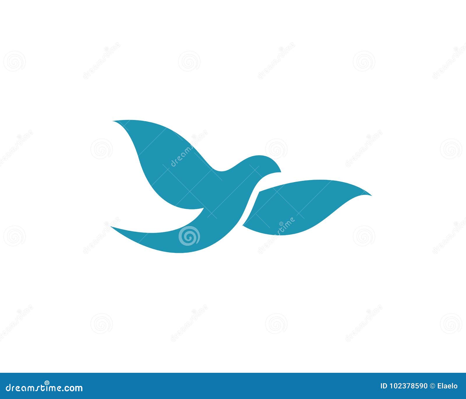 Colombe Logo Template D'oiseau Illustration de Vecteur - Illustration ...