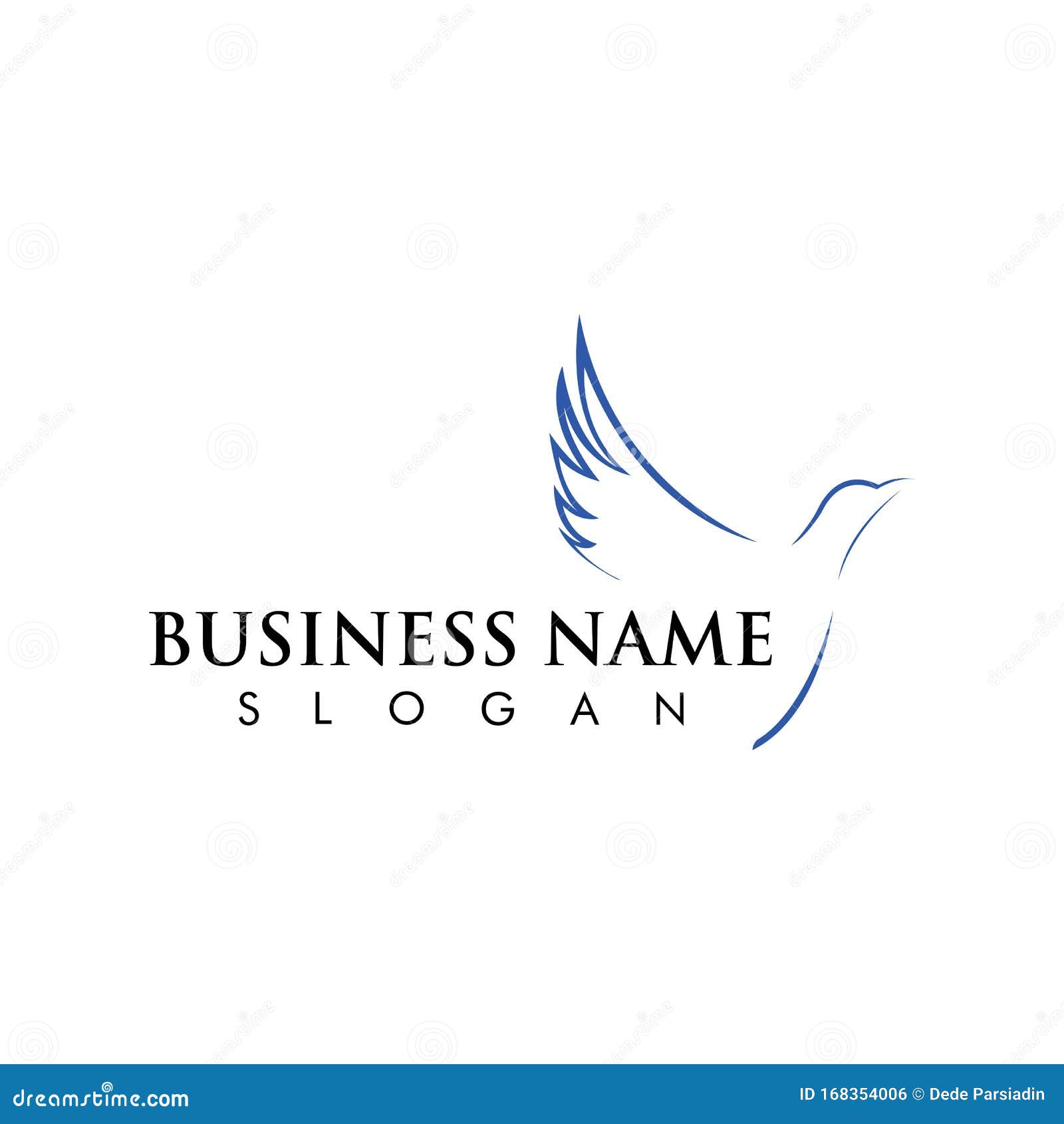 Colombe Logo Template D'oiseaux Illustration de Vecteur - Illustration ...