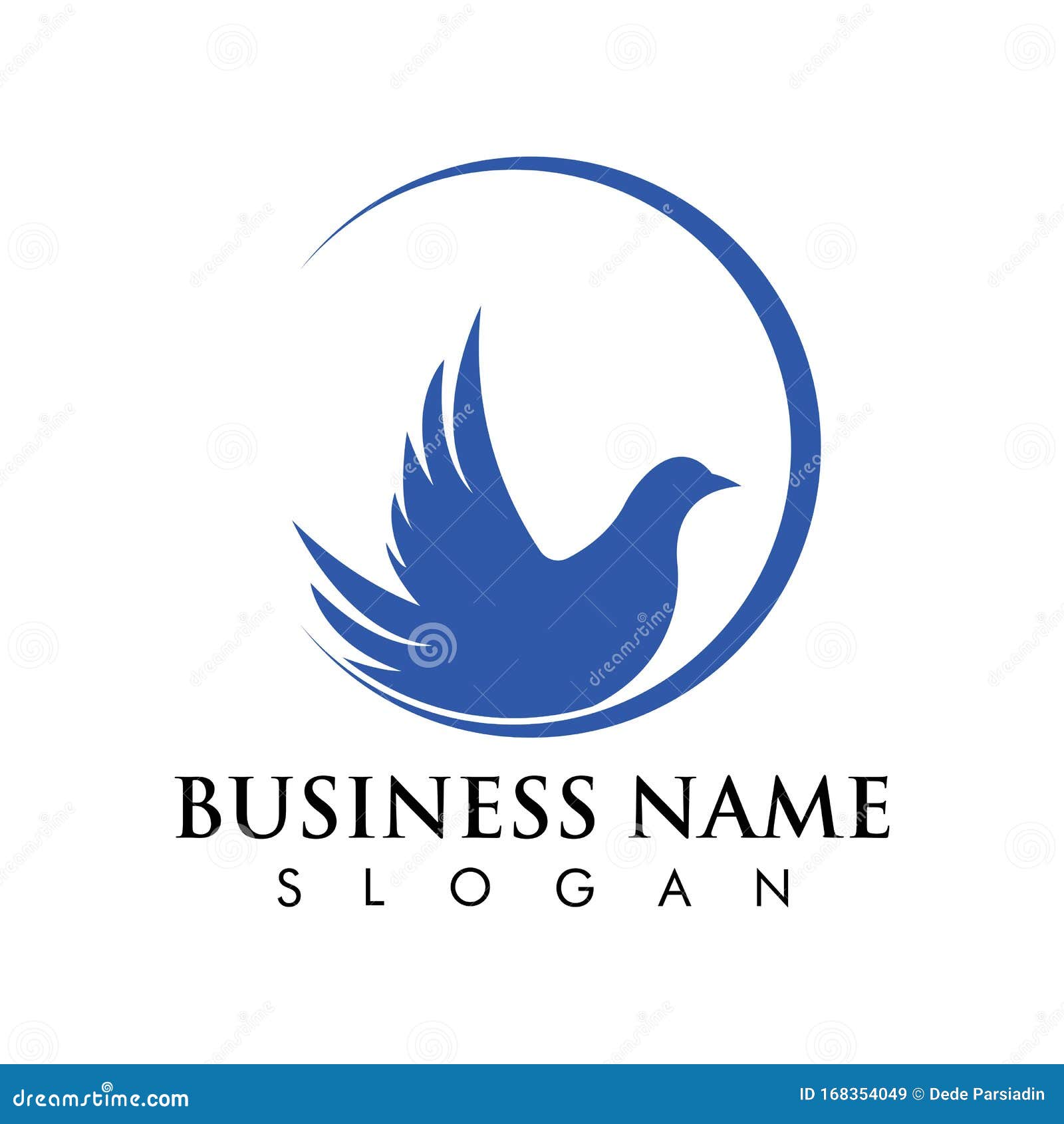 Colombe Logo Template D'oiseaux Illustration de Vecteur - Illustration ...
