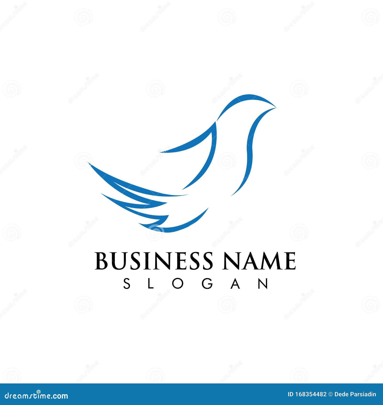 Colombe Logo Template D'oiseaux Illustration de Vecteur - Illustration ...