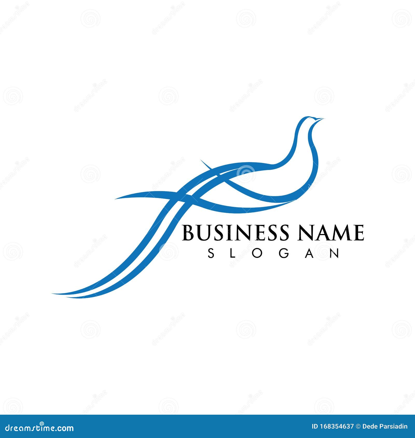 Colombe Logo Template D'oiseaux Illustration de Vecteur - Illustration ...