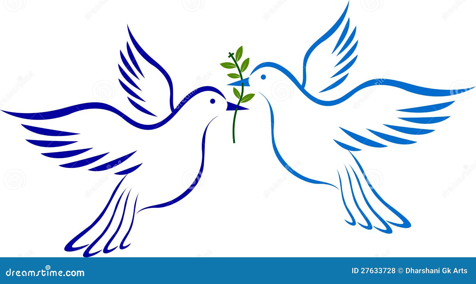 Colombes Photos libres de droits - Image: 27633728