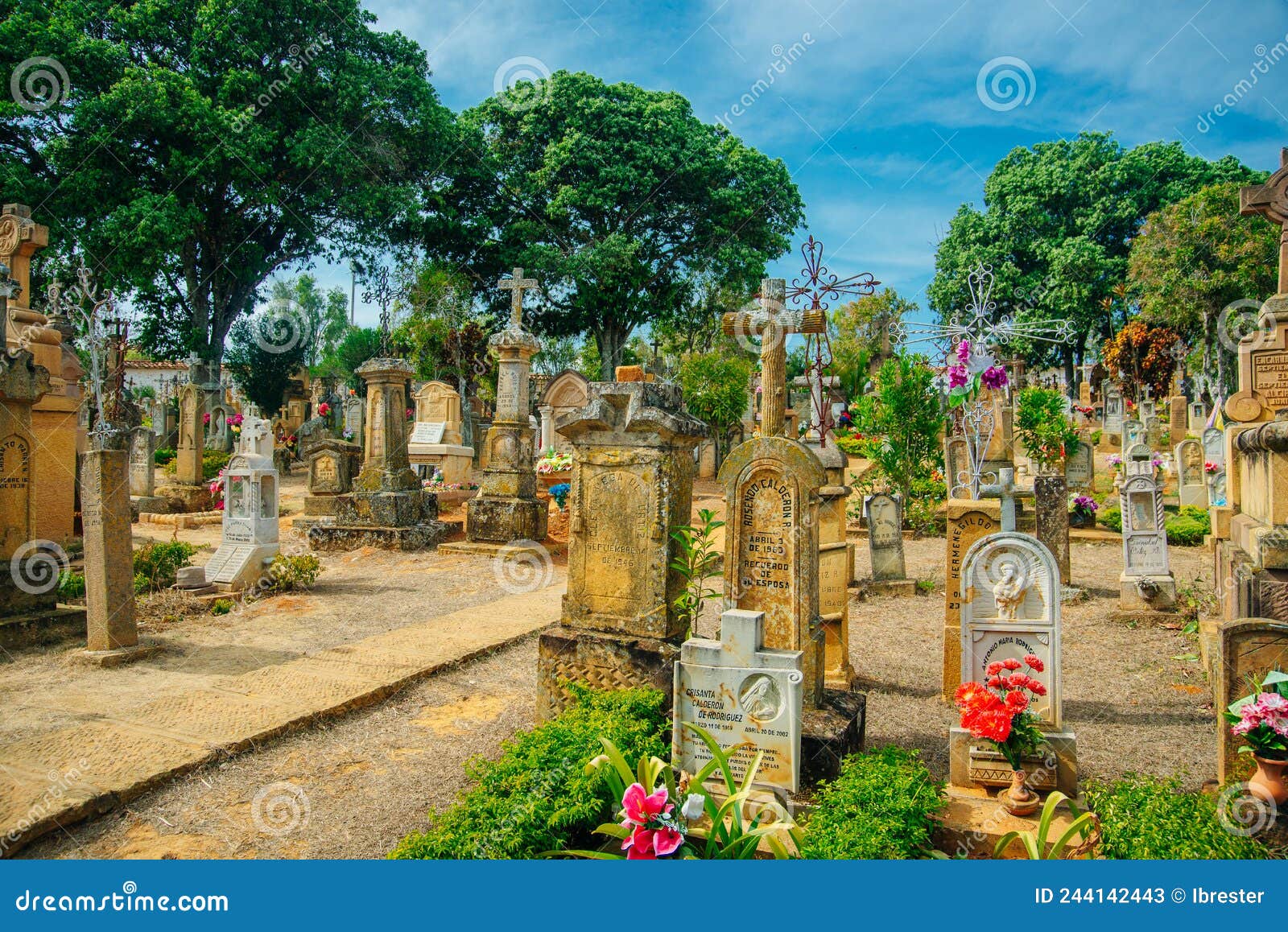 Colombia 2019 Cemetery in Latin America Editorial Stock Photo - Image ...