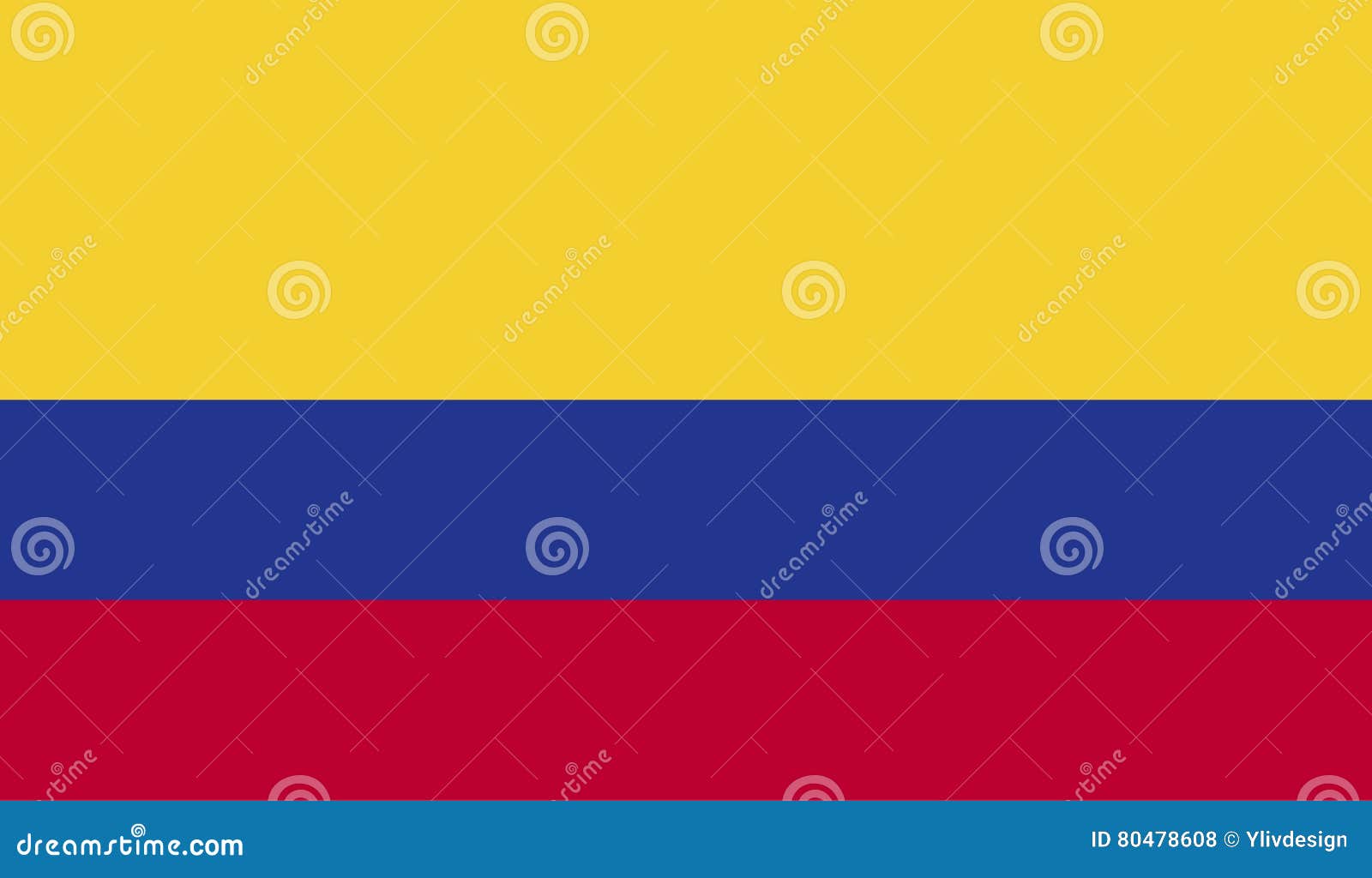 Colombia flag image stock vector. Illustration of waving - 80478608