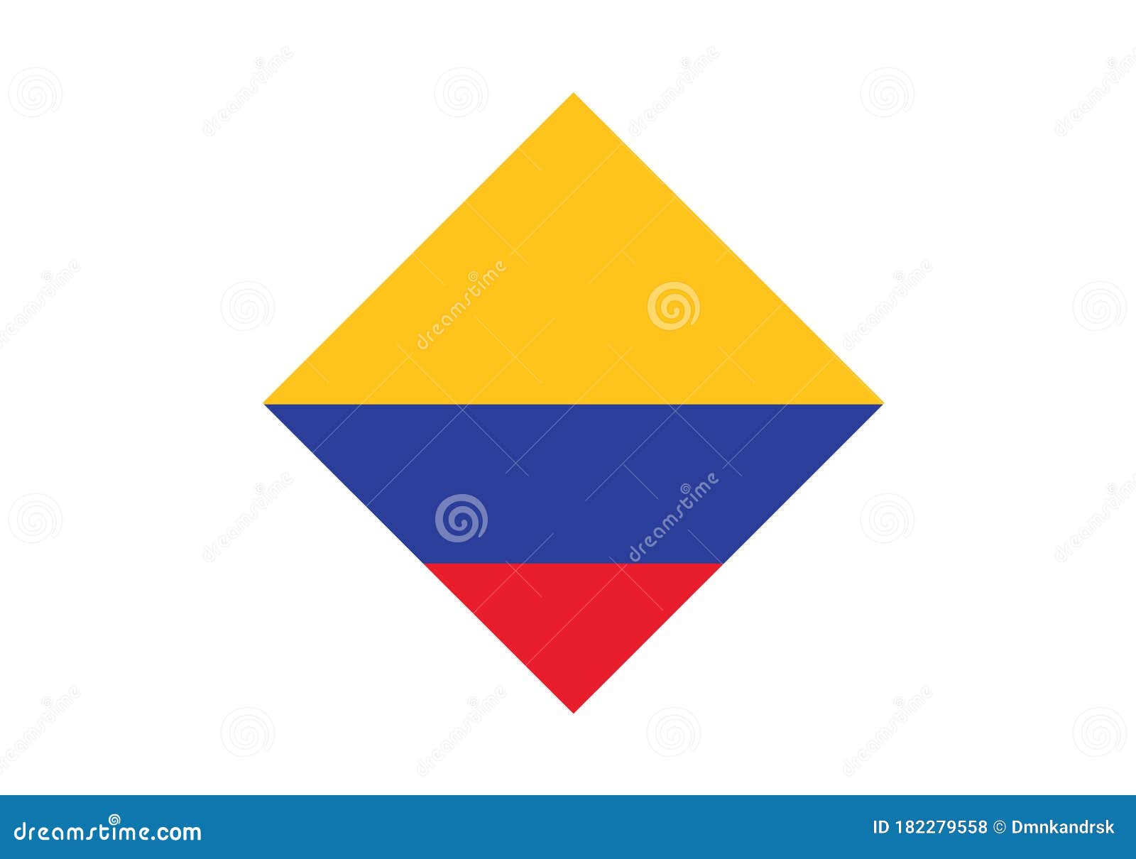 Colombia Flag Symbol Emblem National Stock Vector - Illustration of ...