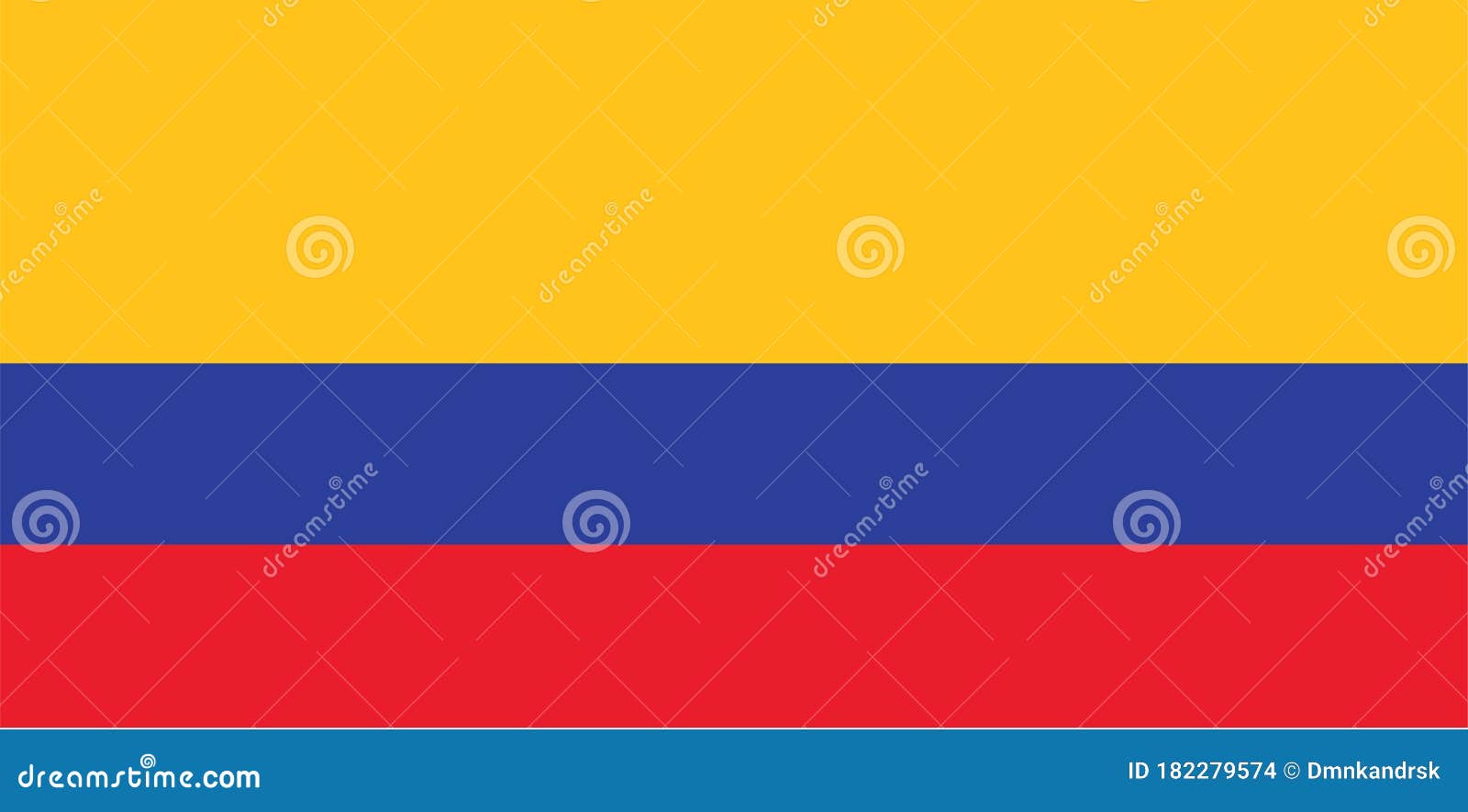 Colombia Flag Symbol Emblem National Stock Vector - Illustration of ...