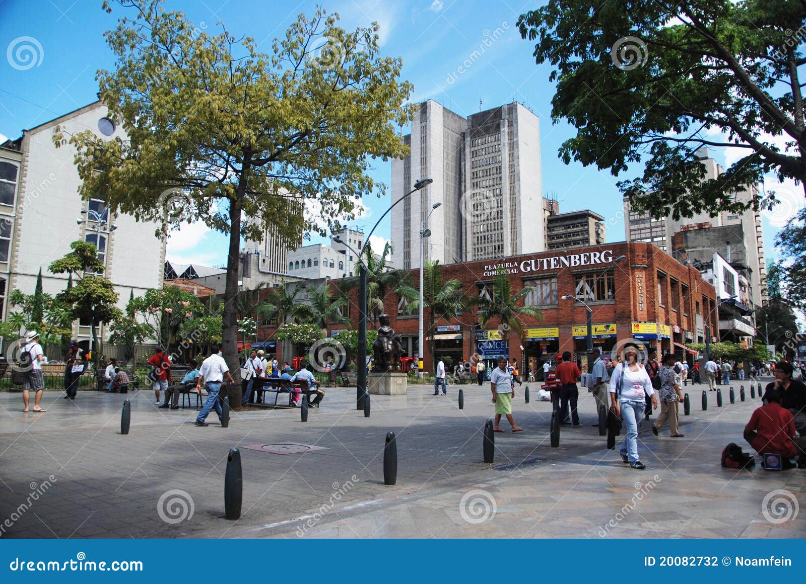 Colombian city of Medellin editorial photography. Image of america ...