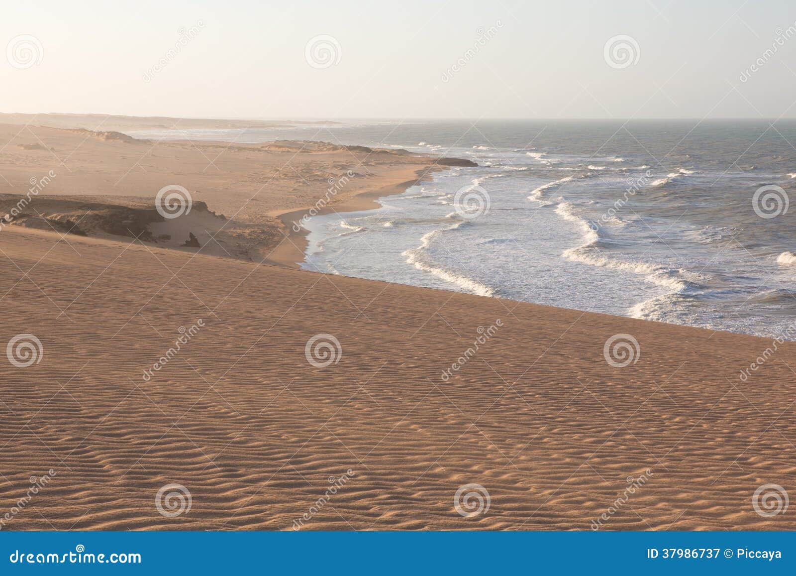 Colombian Coastline in La Guajira Stock Image - Image of arid, desert ...