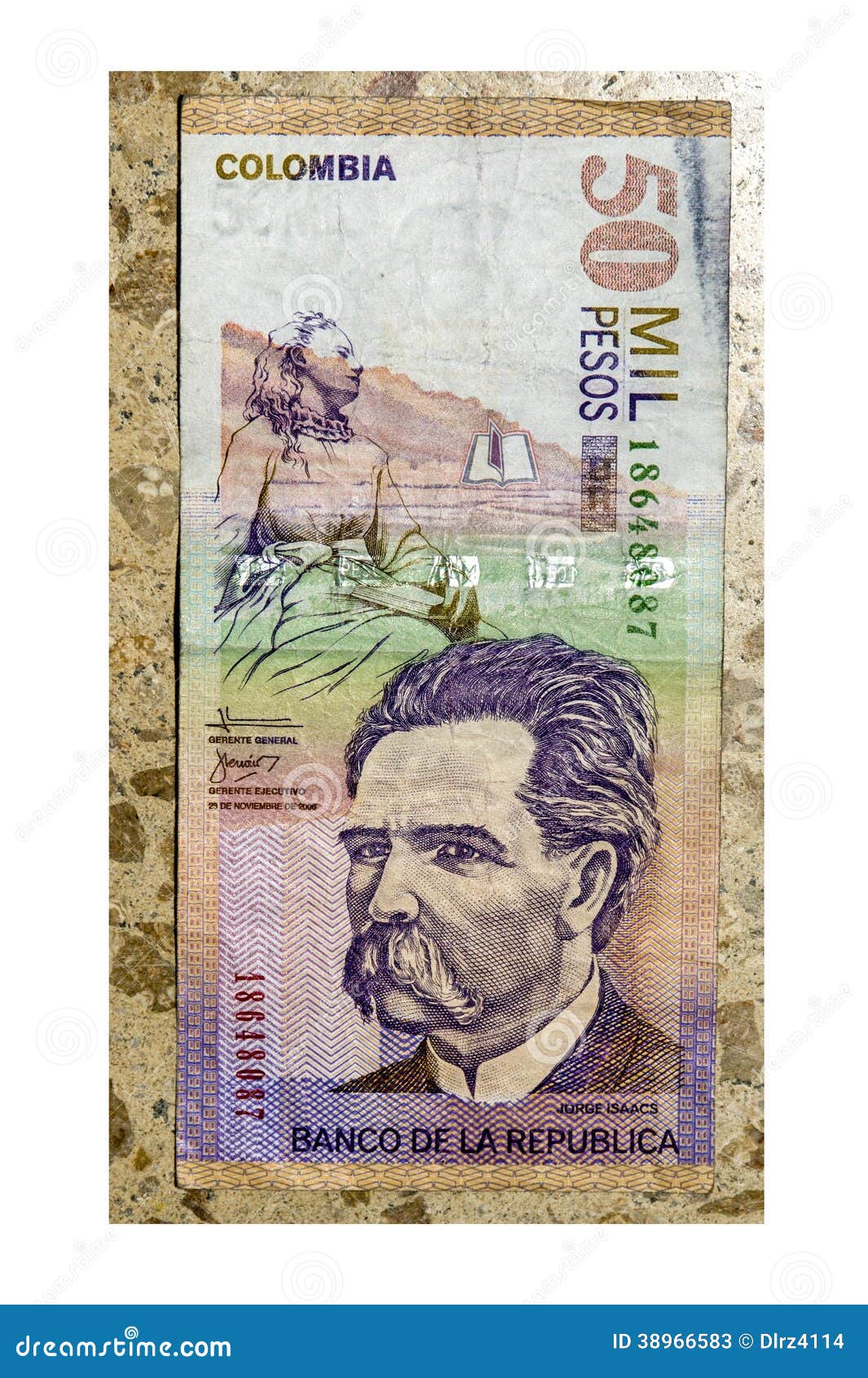 Colombian Currency on Tile stock image. Image of america - 38966583