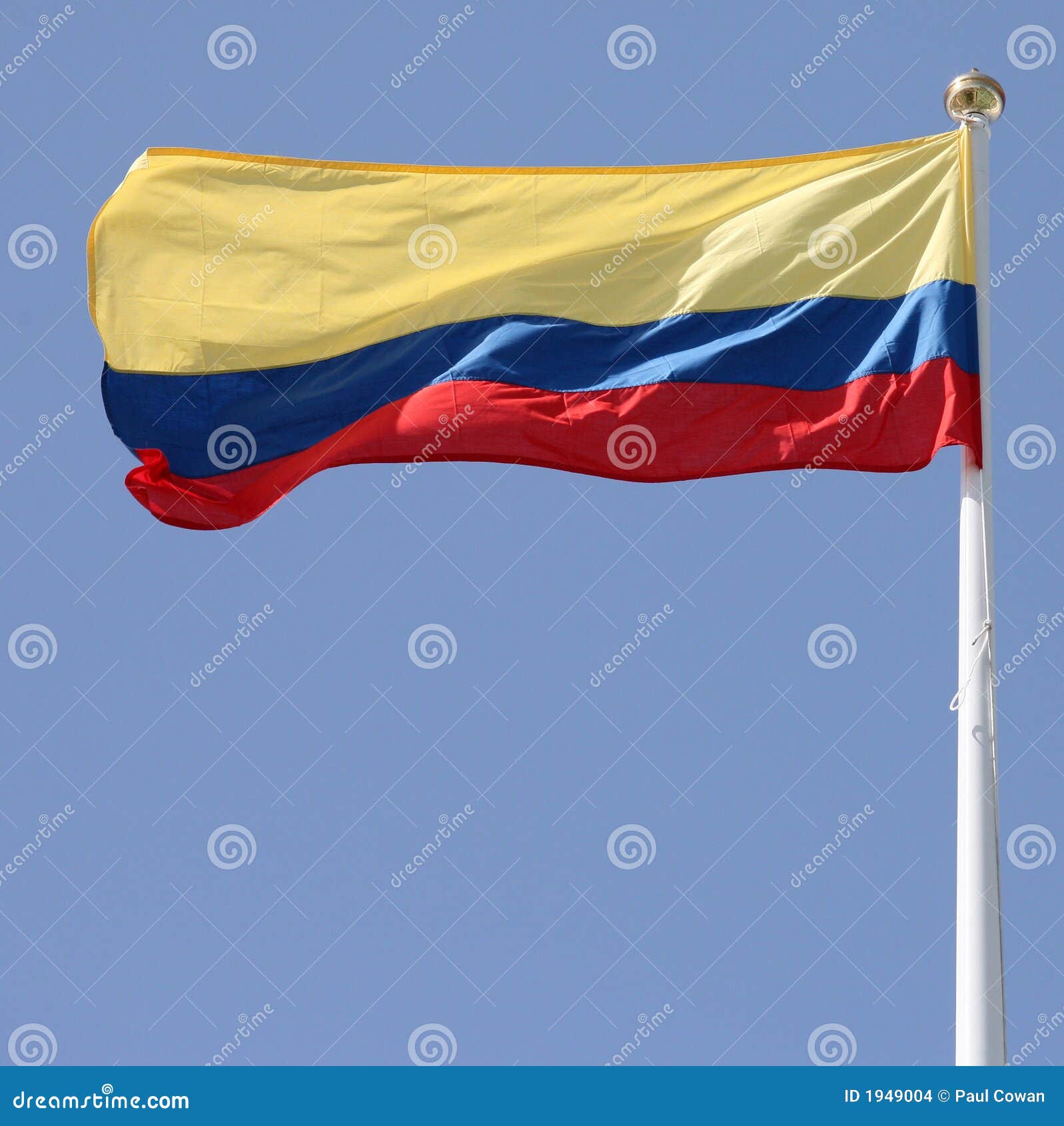 Colombian flag stock photo. Image of colombia, american - 1949004