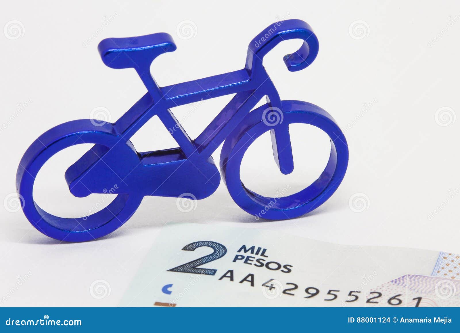 Colombian Money and Bicycle Stock Photo - Image of save, money: 88001124