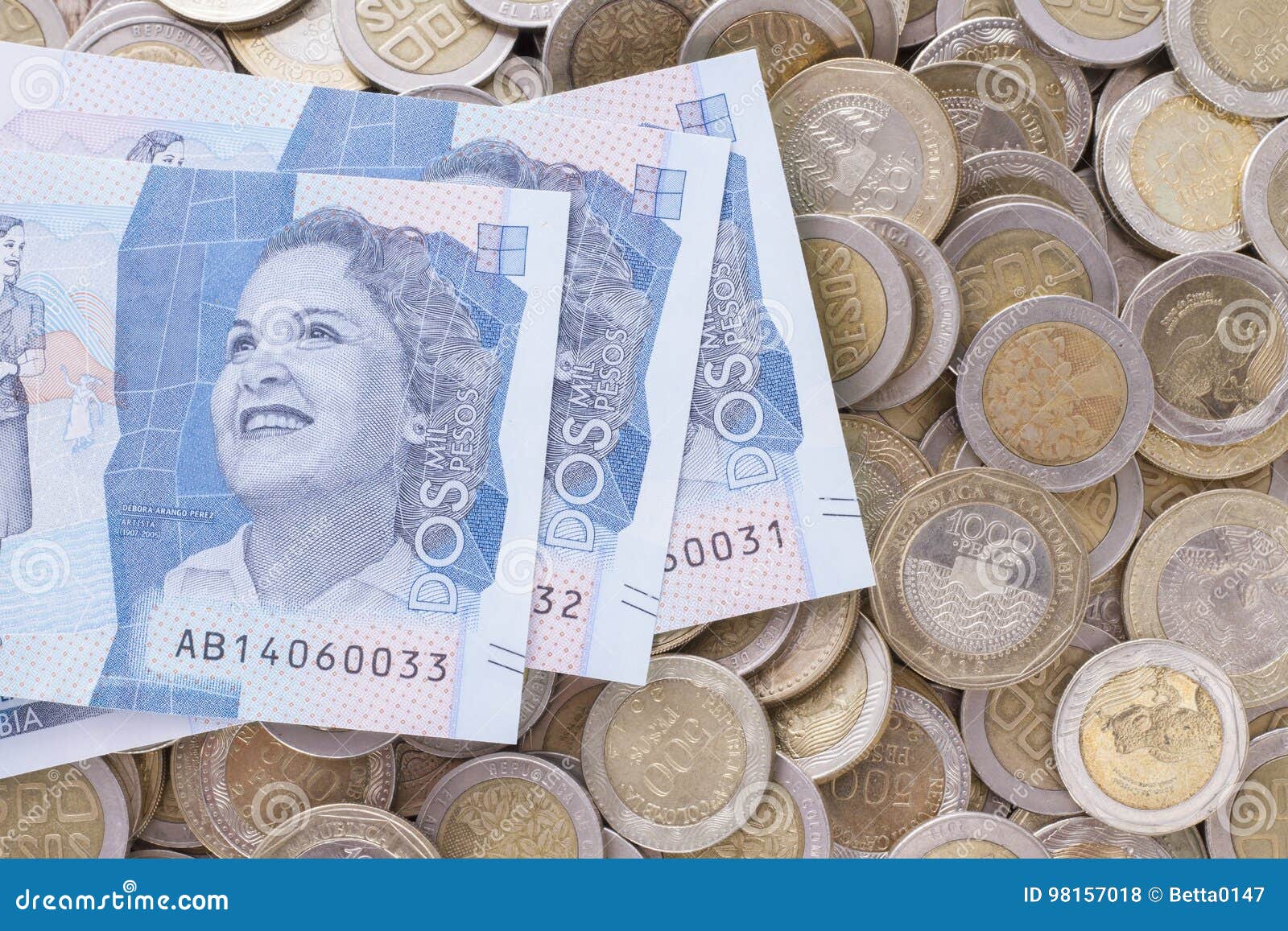 Colombian money stock photo. Image of colombian, wealth - 98157018