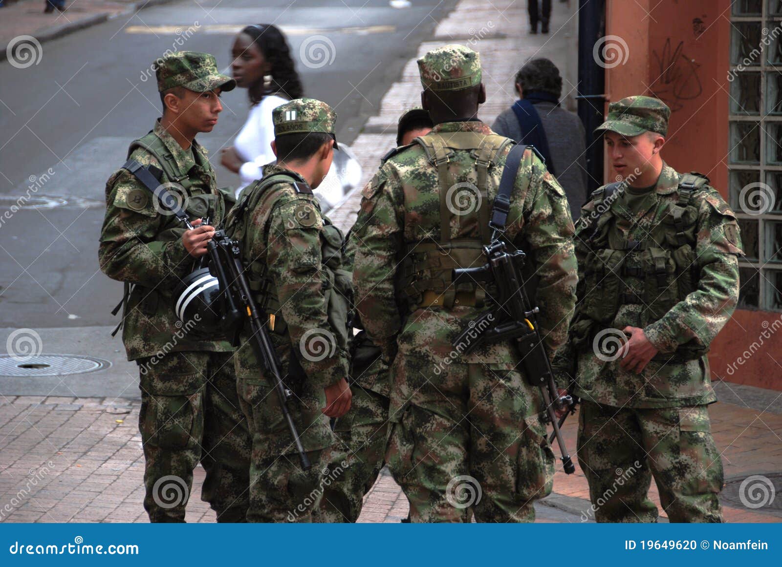 Colombian soldiers editorial image. Image of bogota, group - 19649620