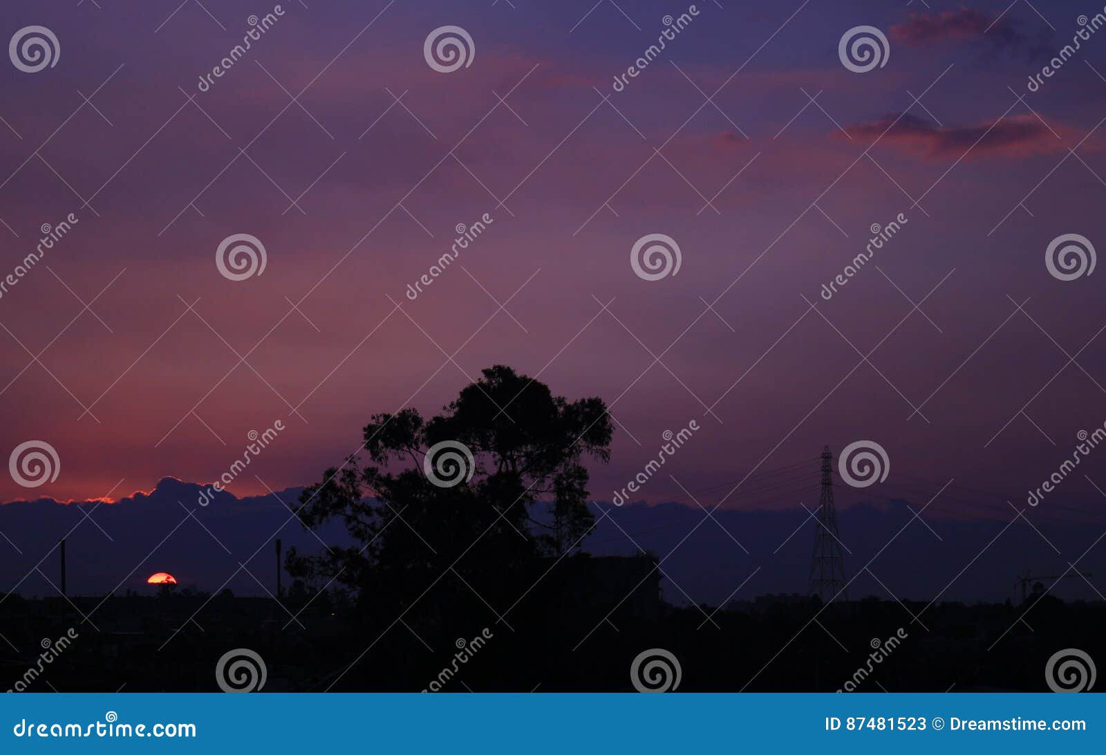 Colombian Sunset stock image. Image of sunset, heaven - 87481523
