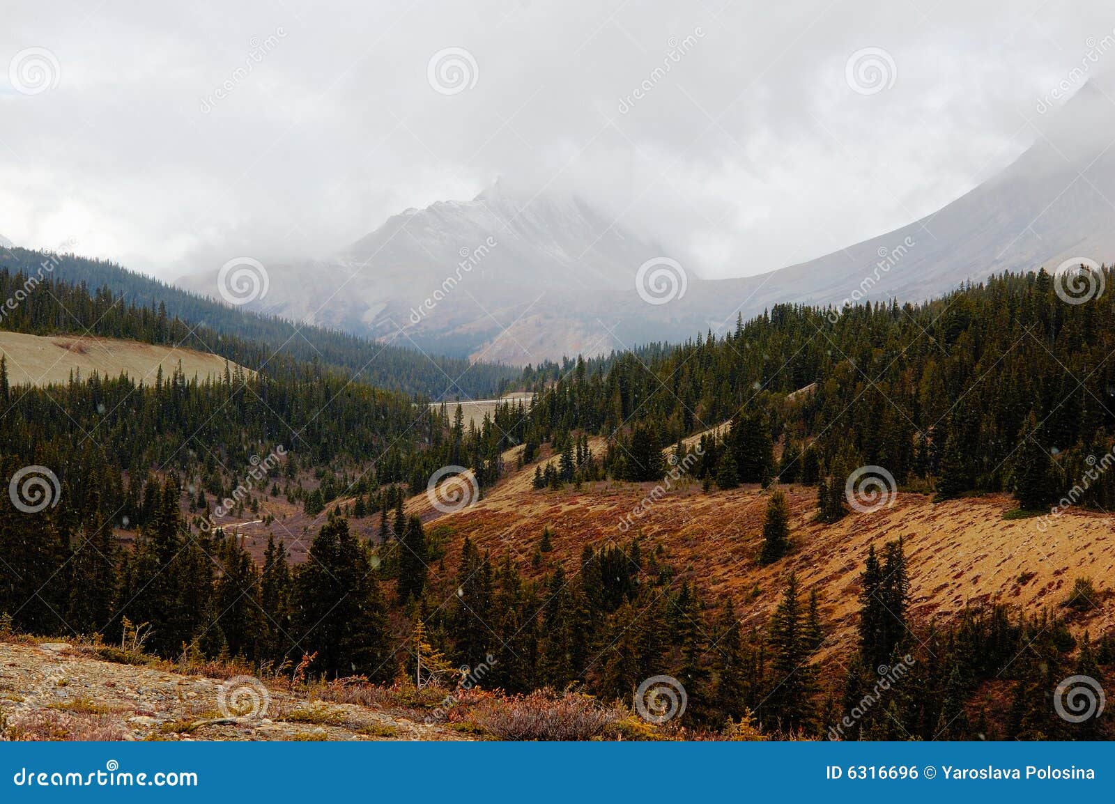 Colombie Clacier photo stock. Image du montagne, saison - 6316696
