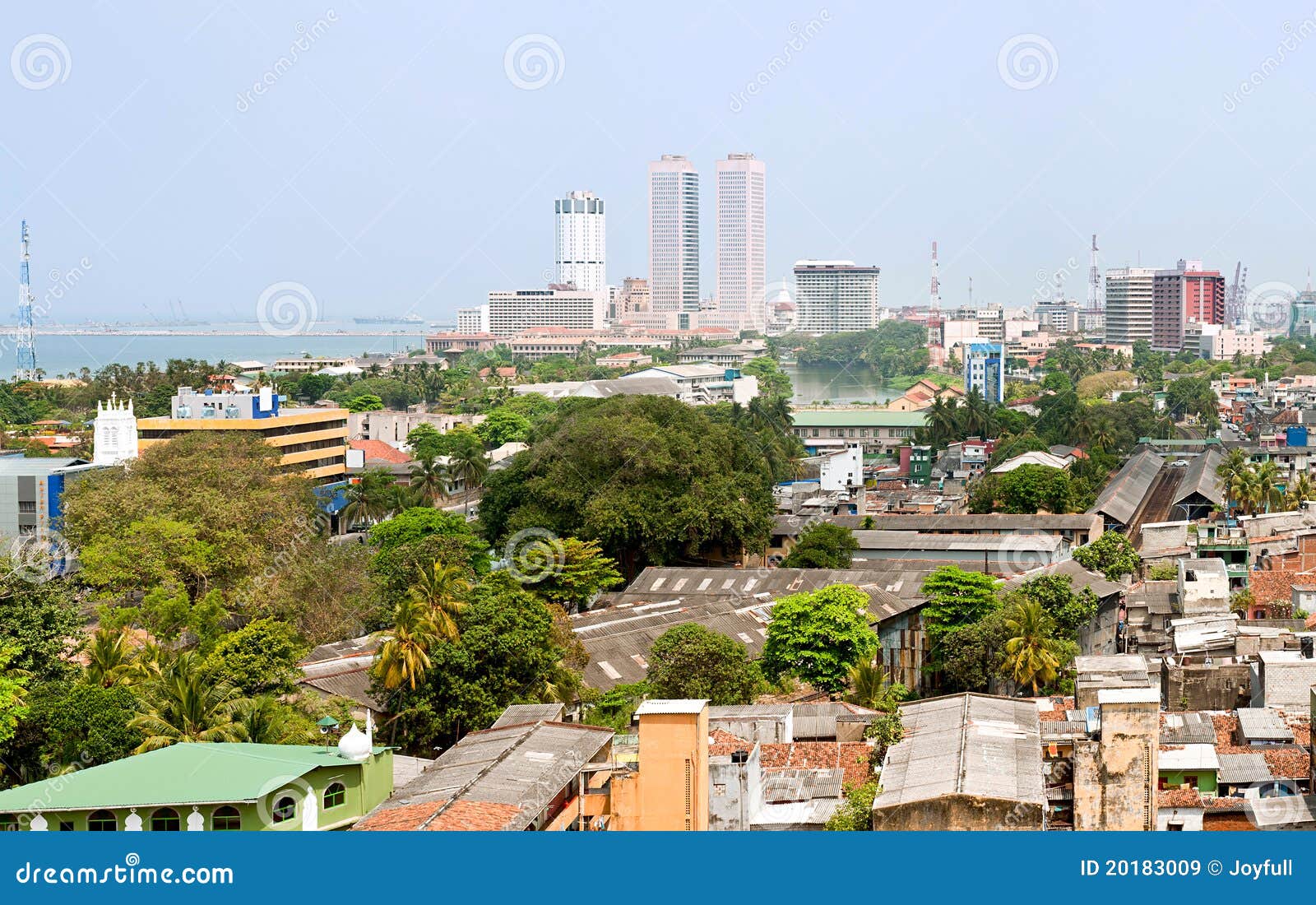 Colombo stock image. Image of landmark, panorama, buildings - 20183009