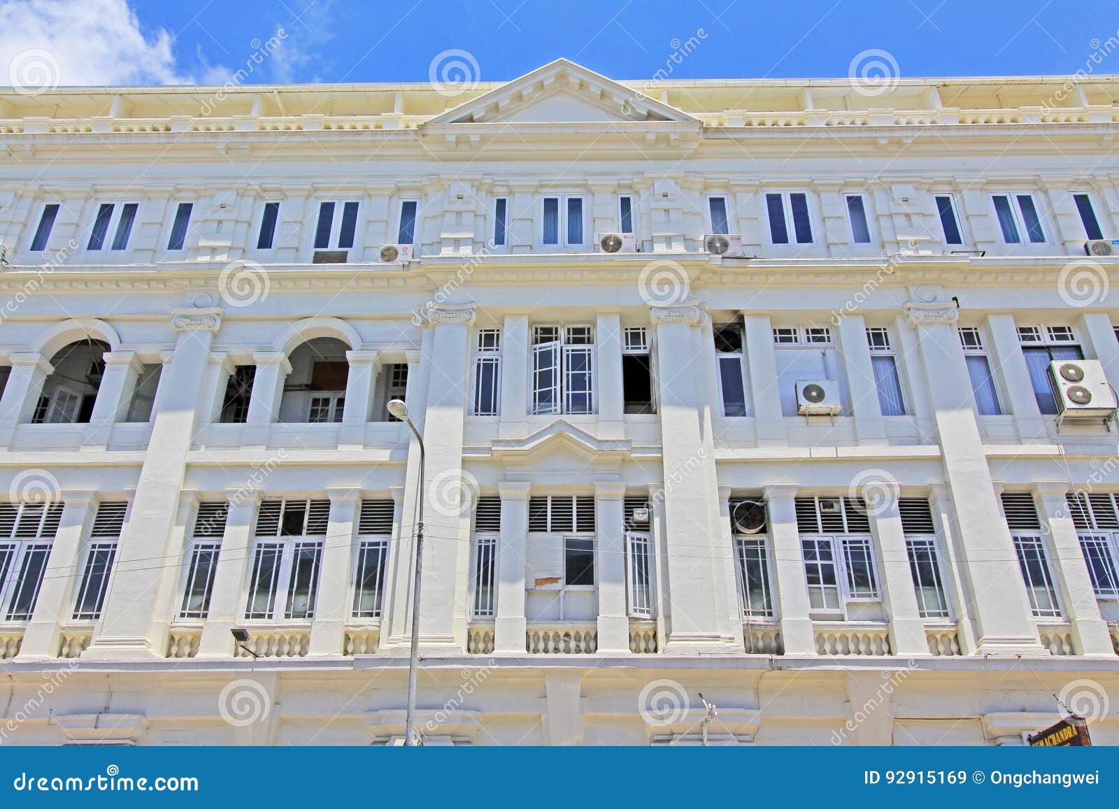 Colombo Colonial Building, Sri Lanka Imagen de archivo editorial ...