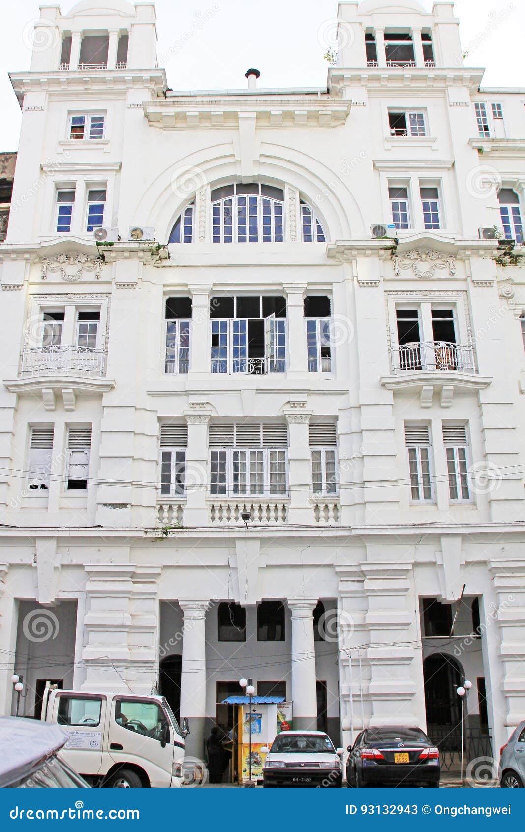 Colombo Colonial Building, Sri Lanka Editorial Stock Photo - Image of ...