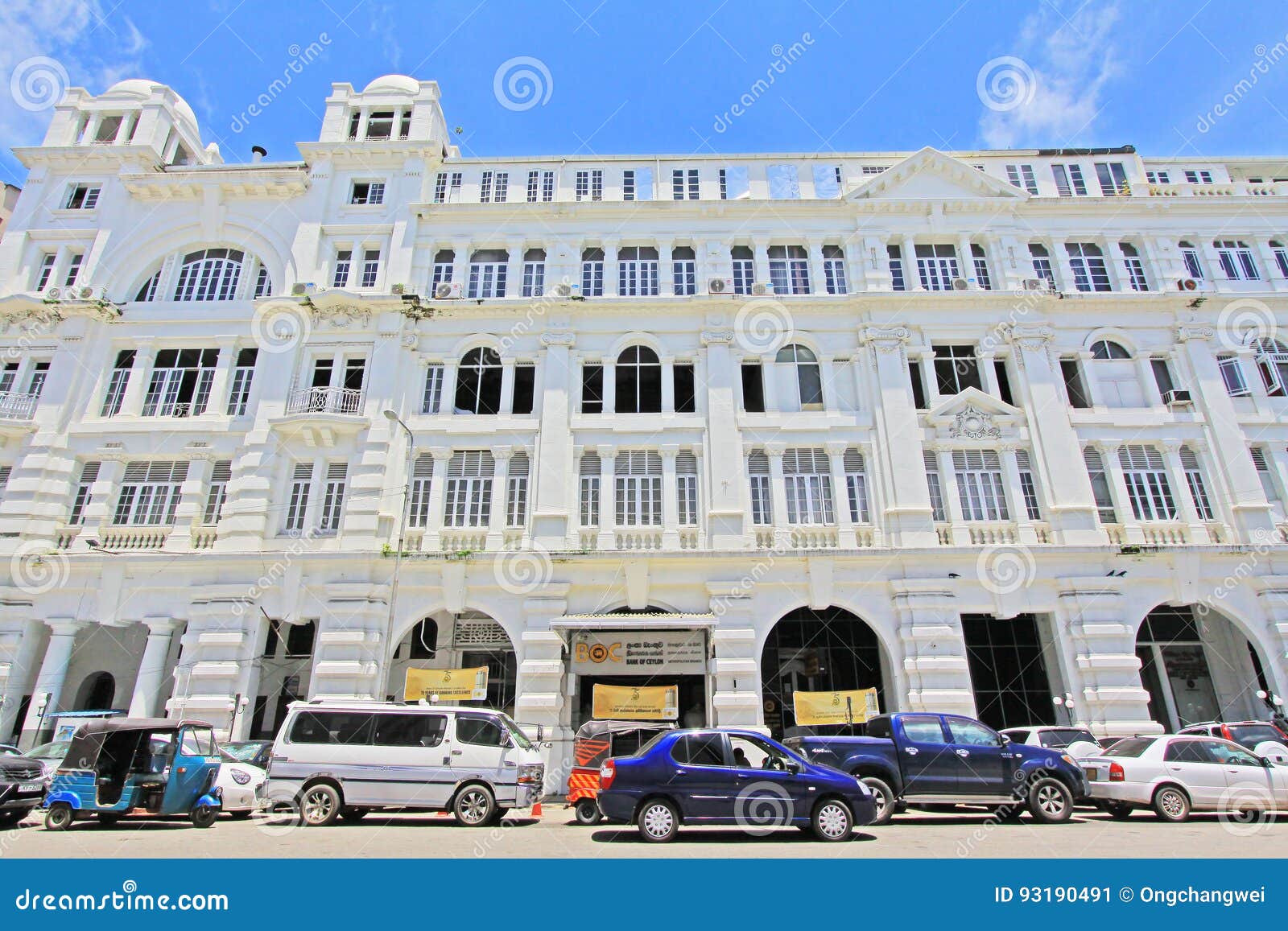 Colombo Colonial Building, Sri Lanka Editorial Photo | CartoonDealer ...