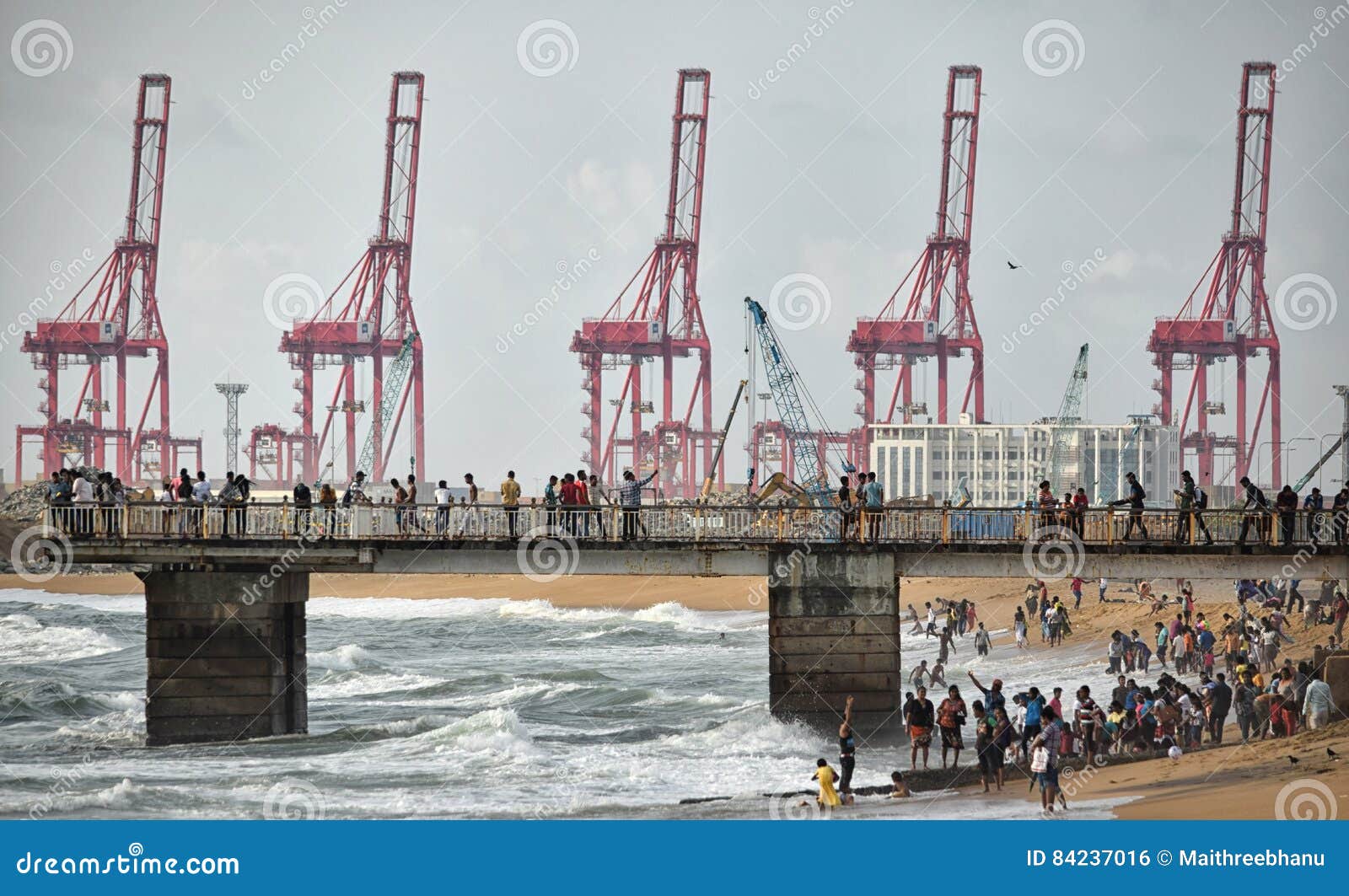Colombo Harbor International Container Terminals Editorial Photo ...