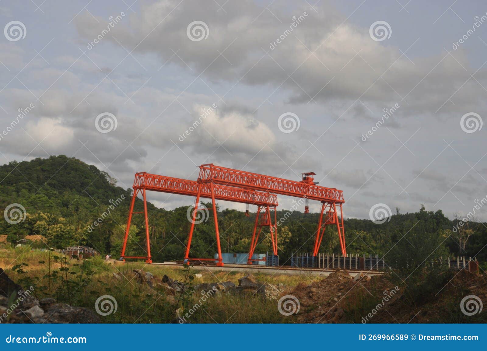 Colombo Kandy Expressway Under Construction in Sri Lanka. Stock Image ...