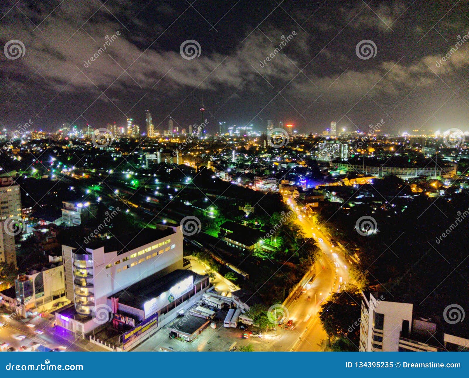 Colombo Skyline At Night