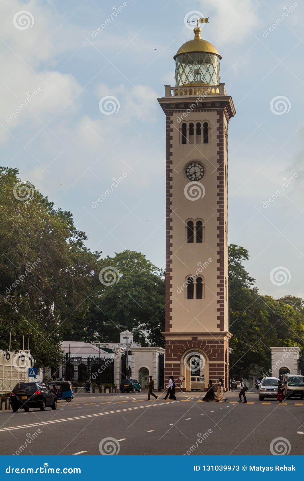 COLOMBO, SRI LANKA - JULY 26, 2016: Clock Tower in Colomb Editorial ...