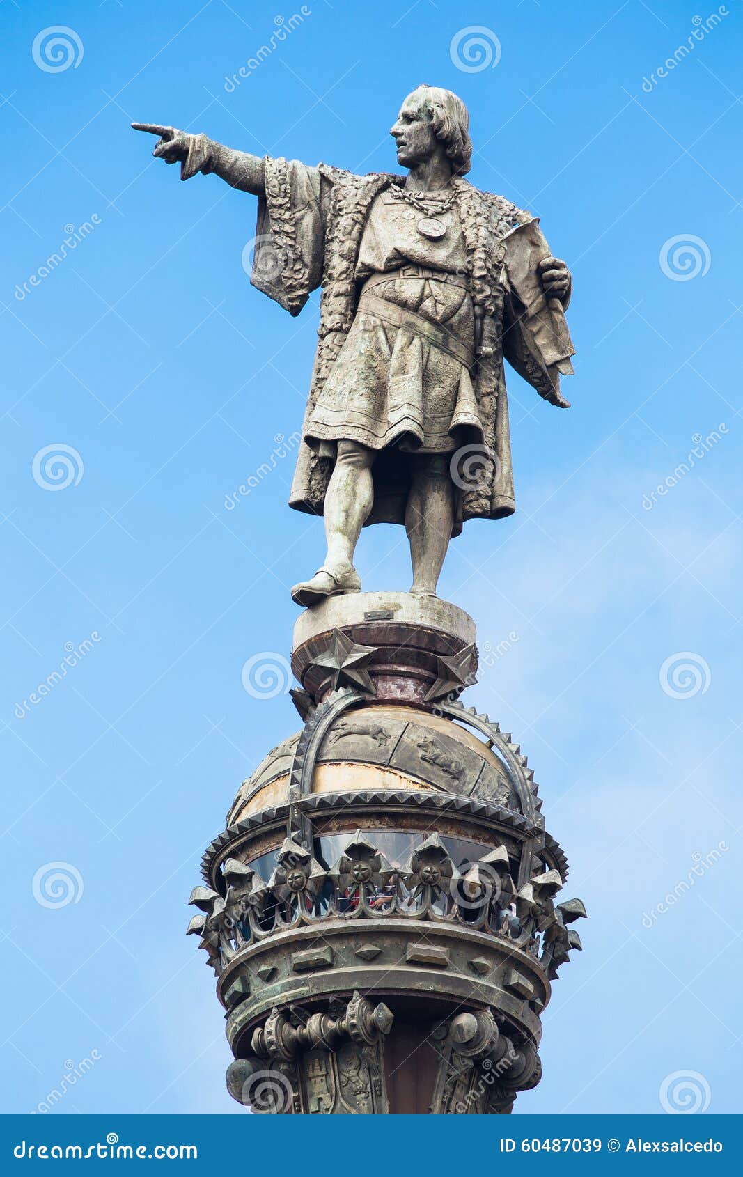 Colon stock image. Image of square, catalunya, historic - 60487039