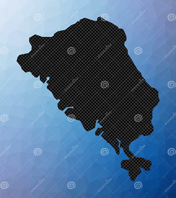 Colon Island Geometric Map. Stock Vector - Illustration of panamanian ...